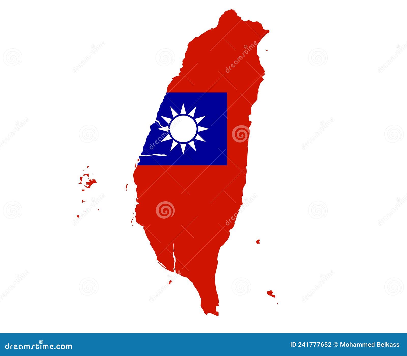 Taiwan Flag National Asia Emblem Map Icon Vector Stock Vector ...
