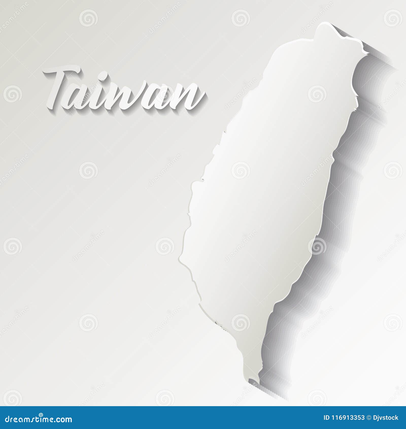 Taiwan map icon stock vector. Illustration of element - 116913353