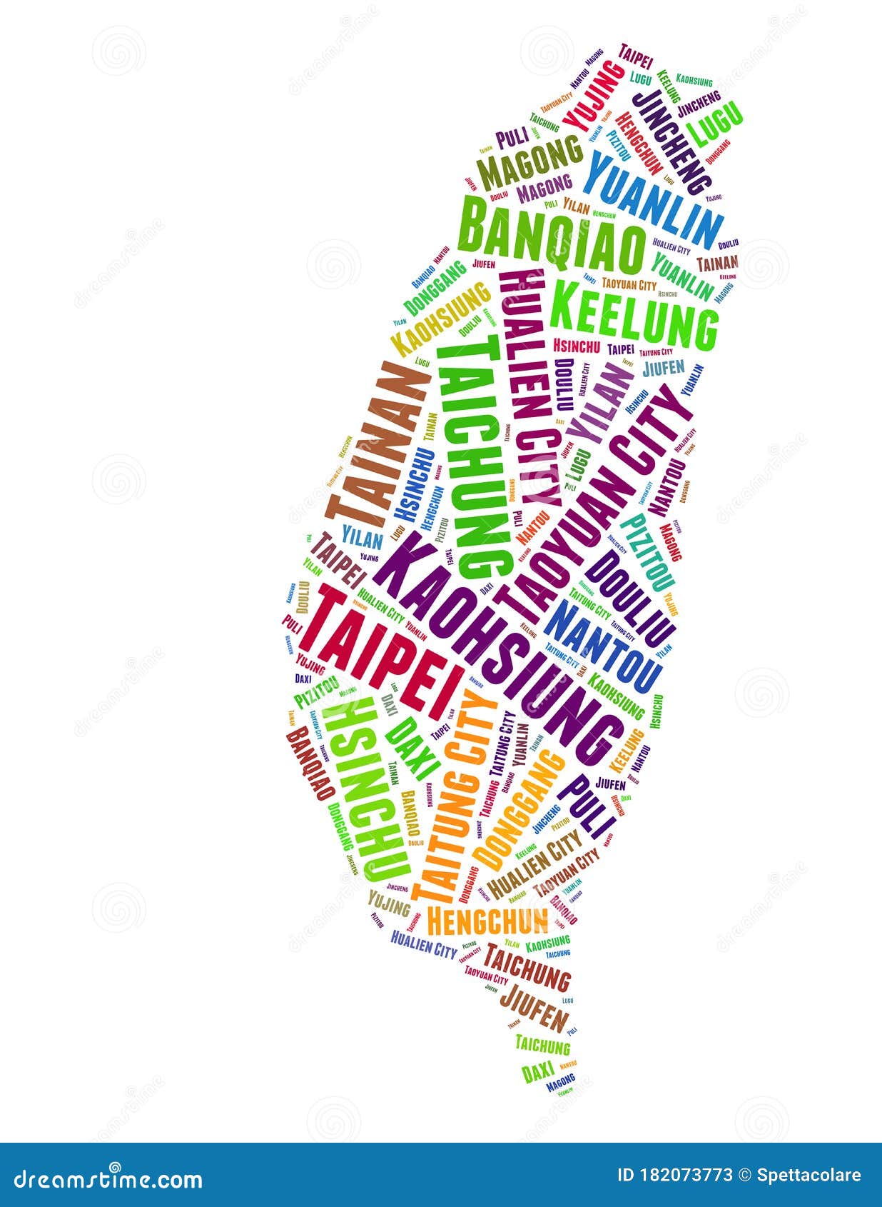 Taiwan Word In Flag Style In Vector | CartoonDealer.com #262934897