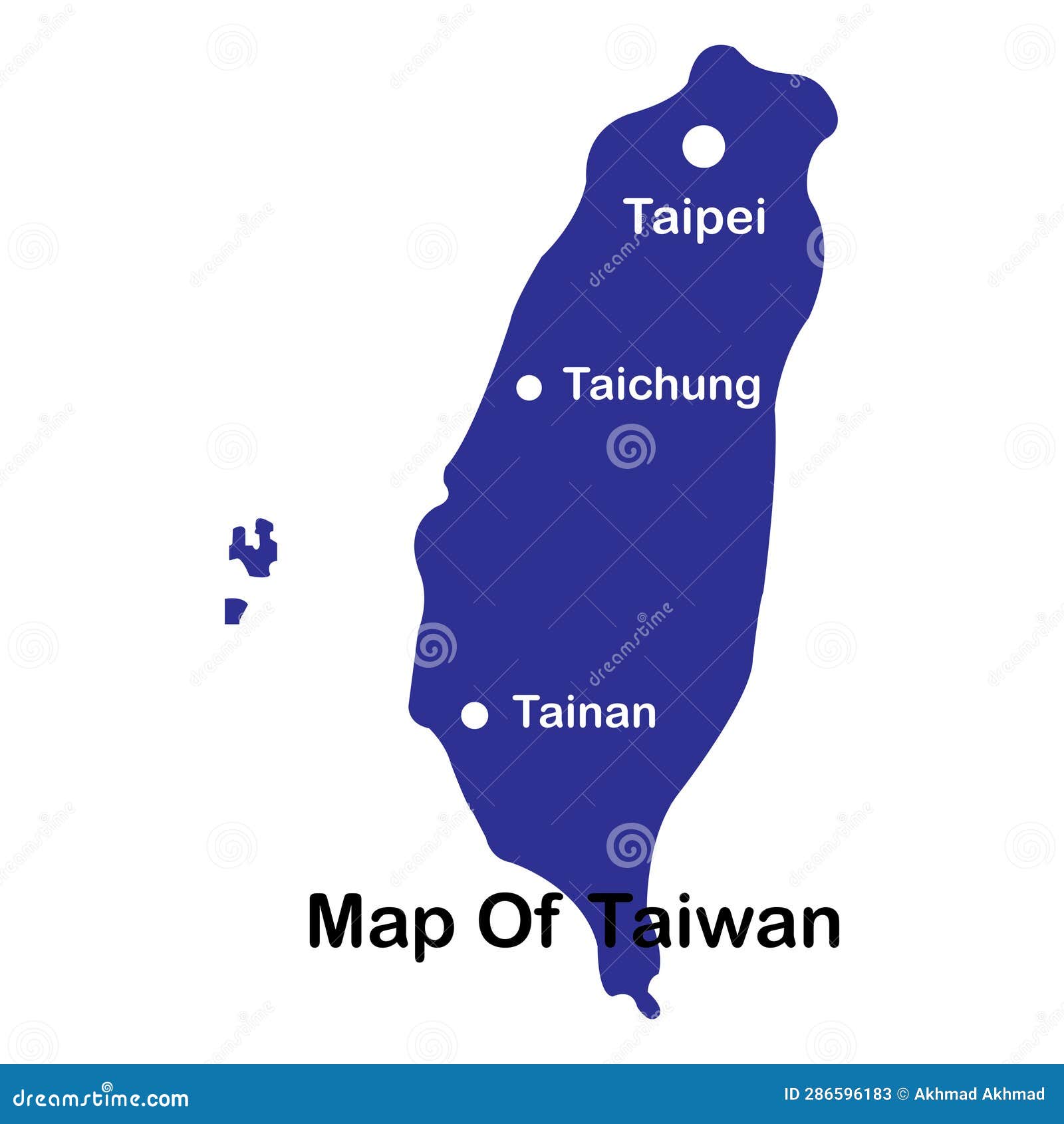 Taiwan map logo stock vector. Illustration of detailed - 286596183