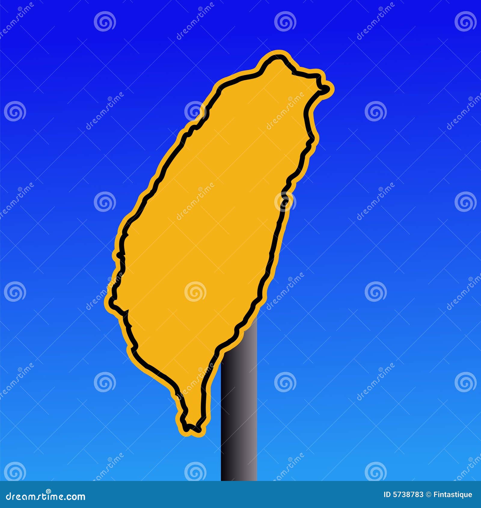 Taiwan map sign stock vector. Illustration of notice, beware - 5738783