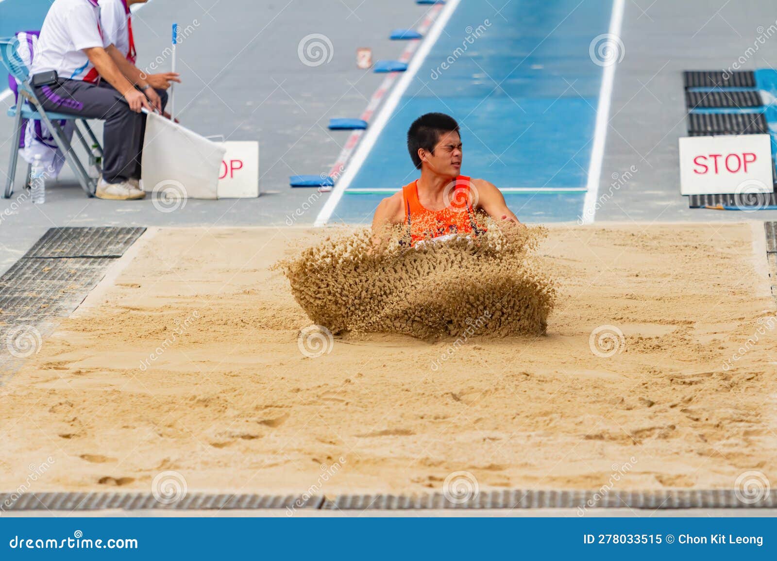Long Jump in the National Games Editorial Image - Image of editorial ...