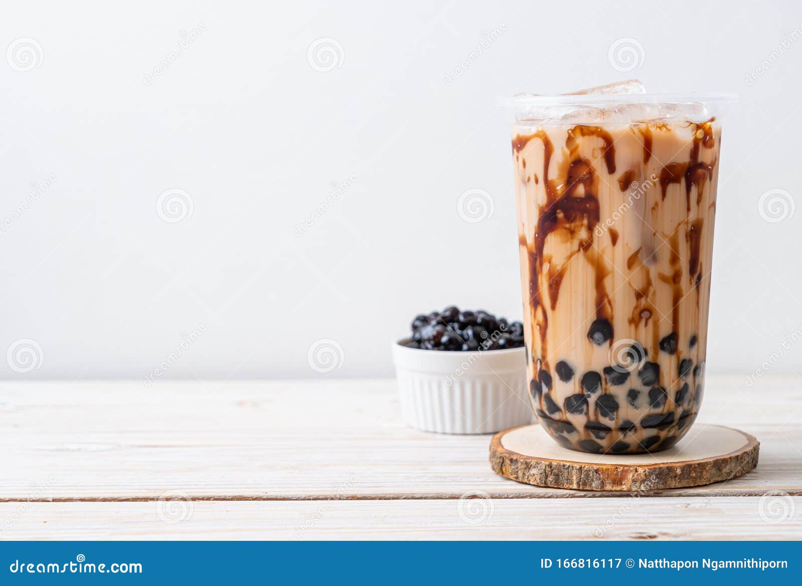 Taiwan Milk Tea With Tapioca Ball Also Known As Boba In Bubble Tea ...