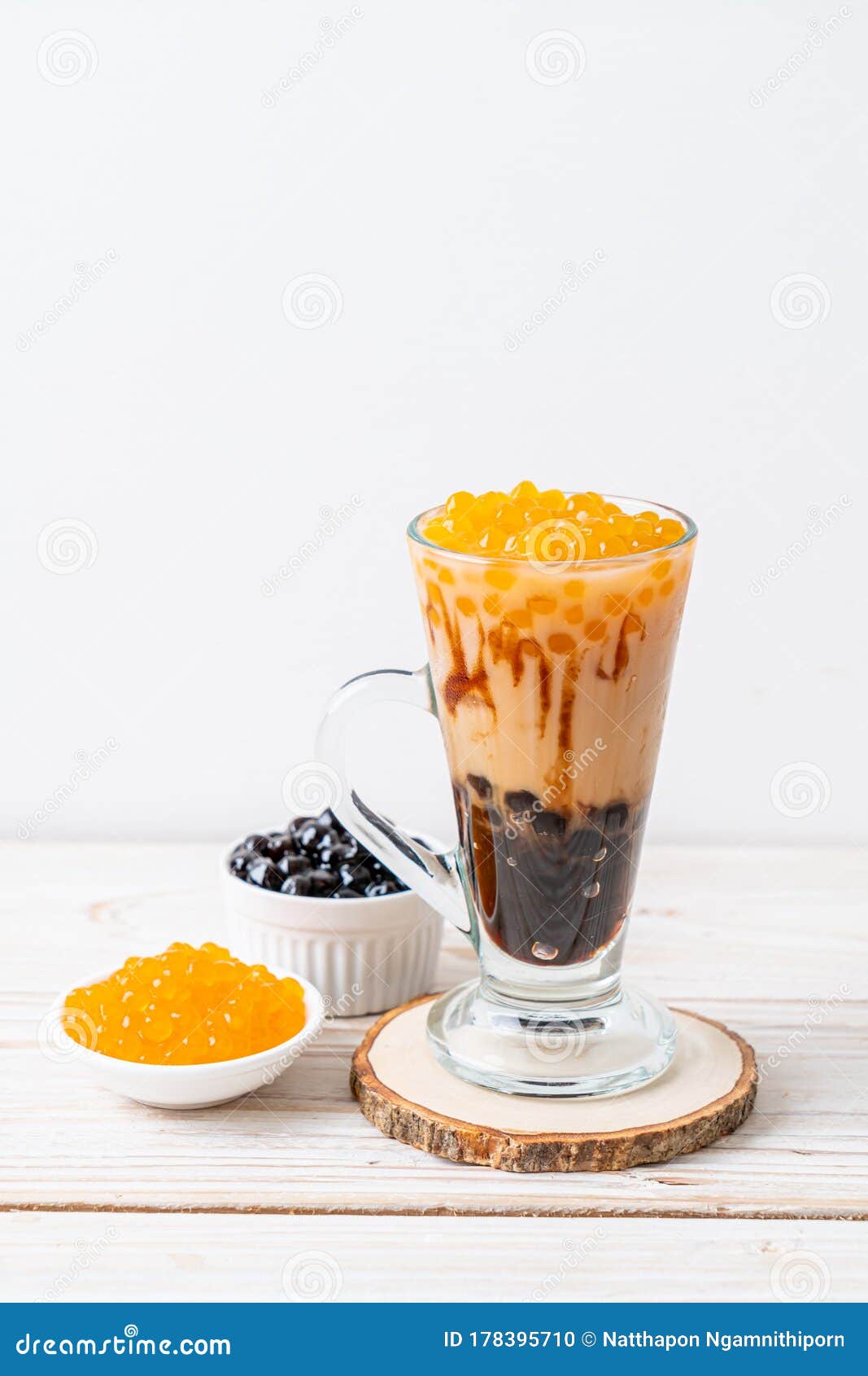 Taiwan Milk Tea with Bubble Stock Photo - Image of drink, liquid: 178395710