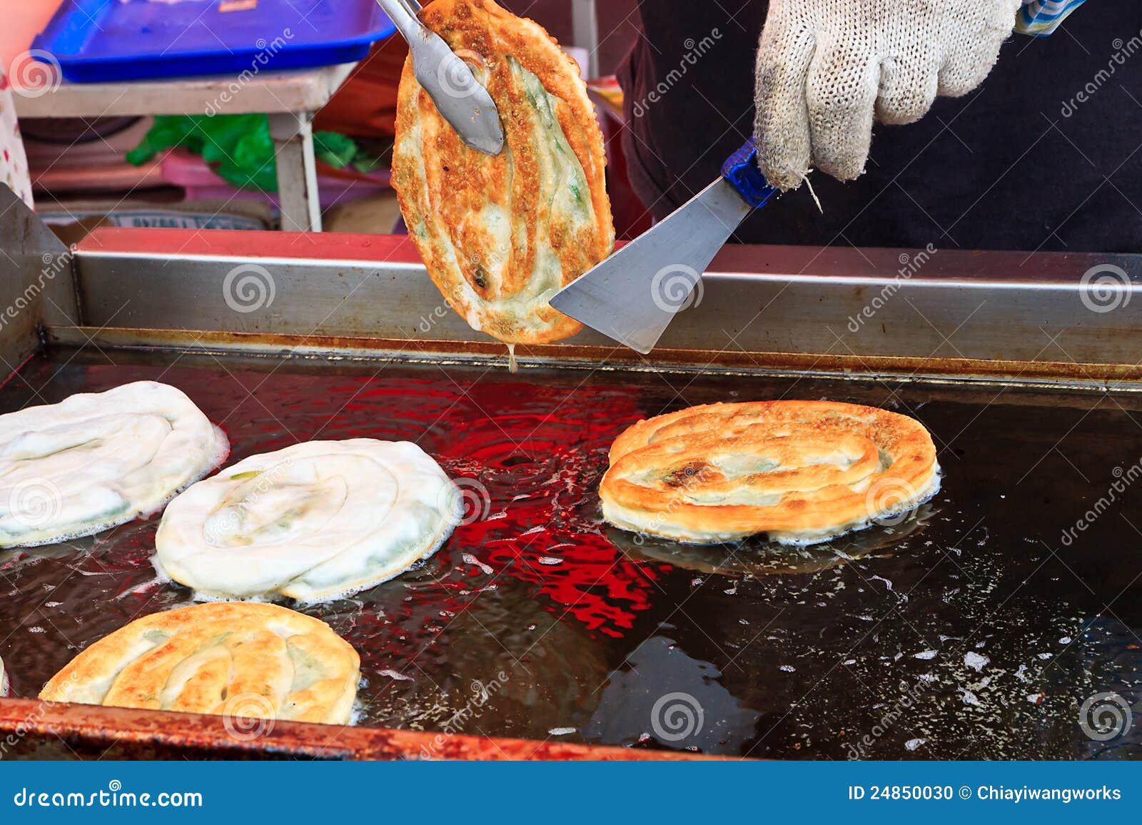 Taiwan s fried pancakes stock photo. Image of taiwan - 24850030