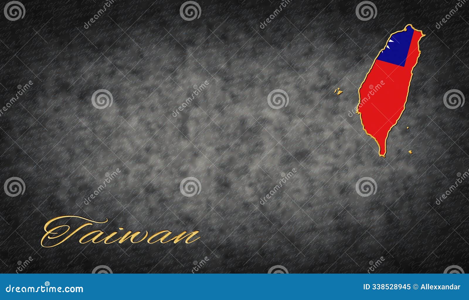 Taiwan Symbols, Map of Taiwan Stock Image - Image of flag, historic ...