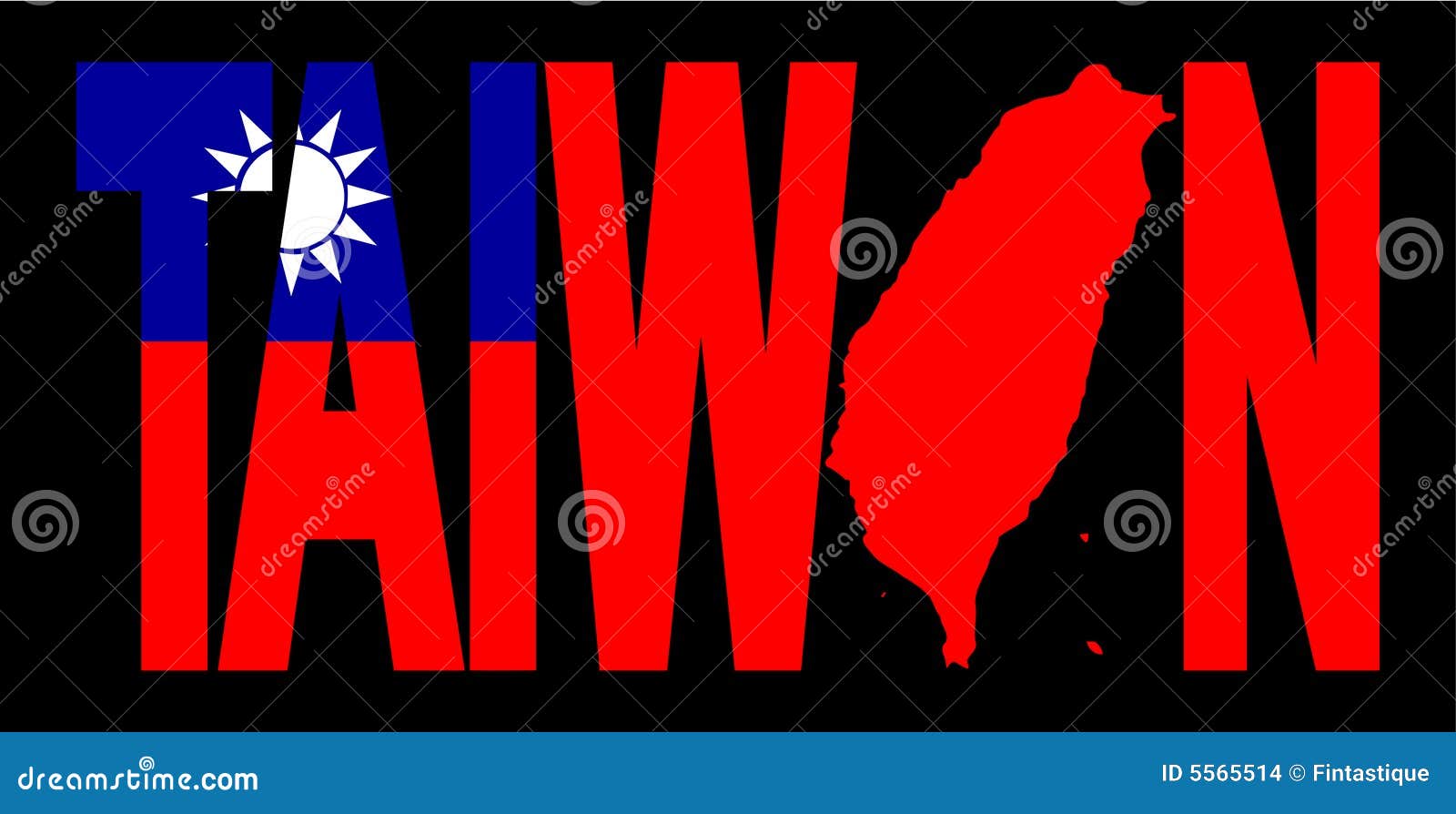 Taiwan text with map stock vector. Illustration of geography - 5565514
