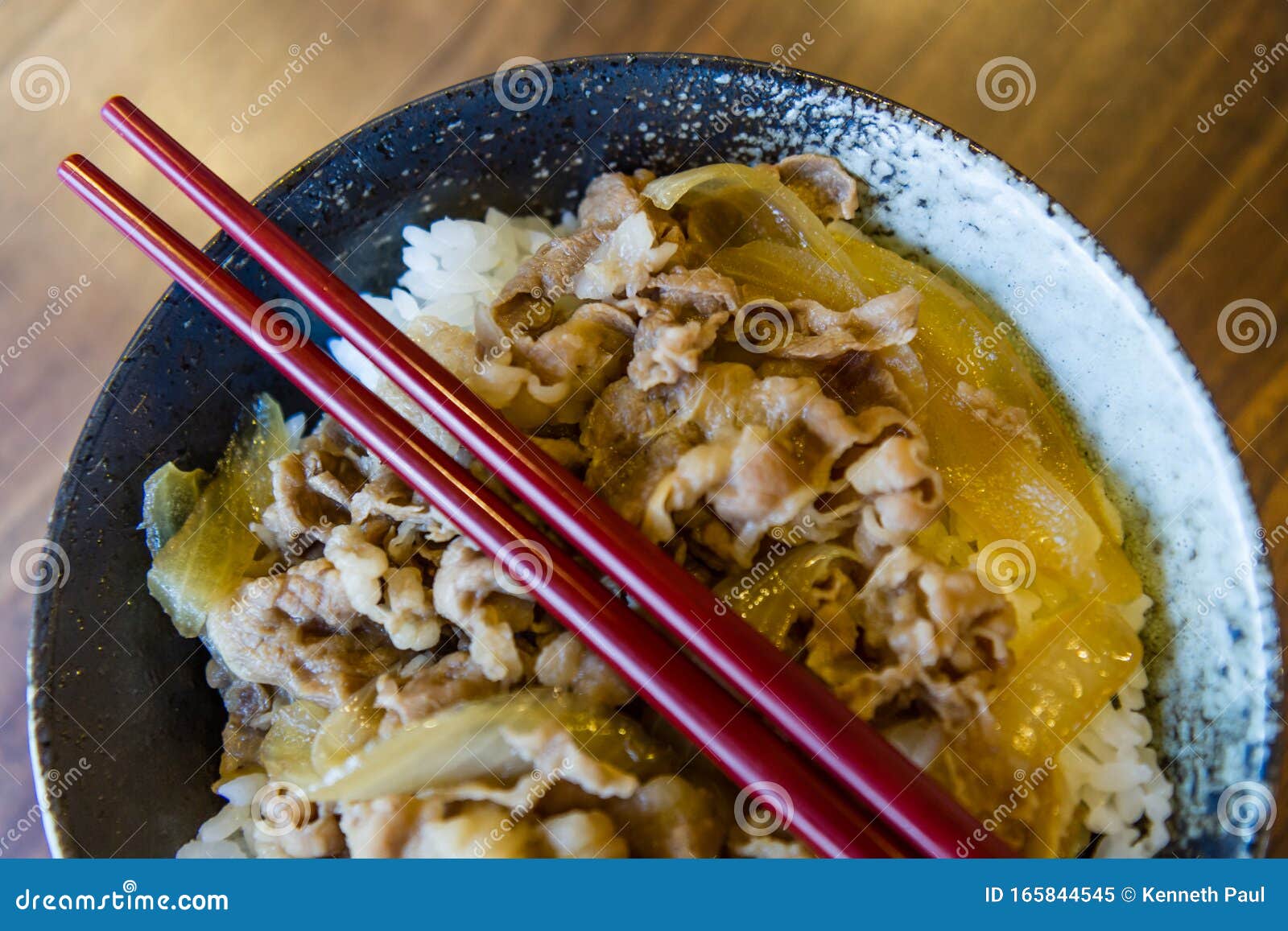 Taiwanese Pork and Rice in Bowl Stock Image - Image of lunch, white ...