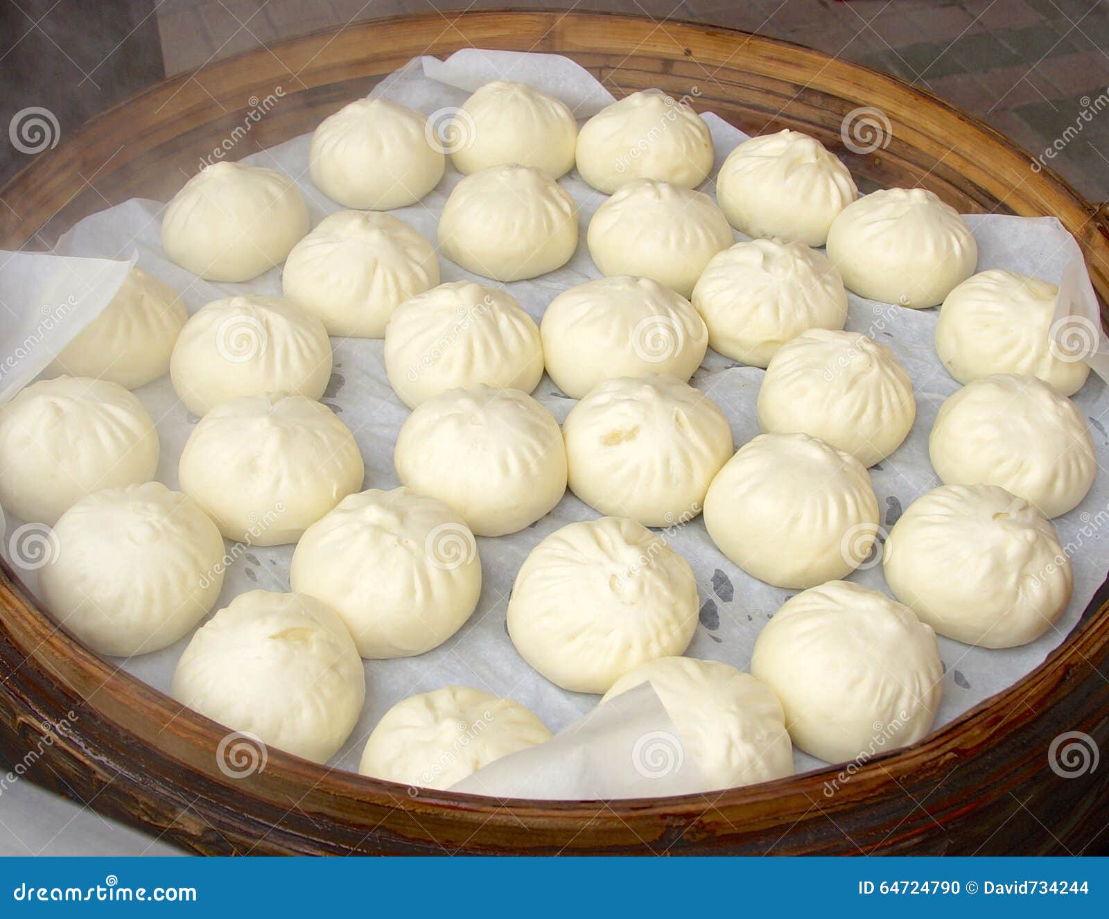 Taiwanese Steamed Stuffed Buns Stock Photo - Image of breakfast, steam ...