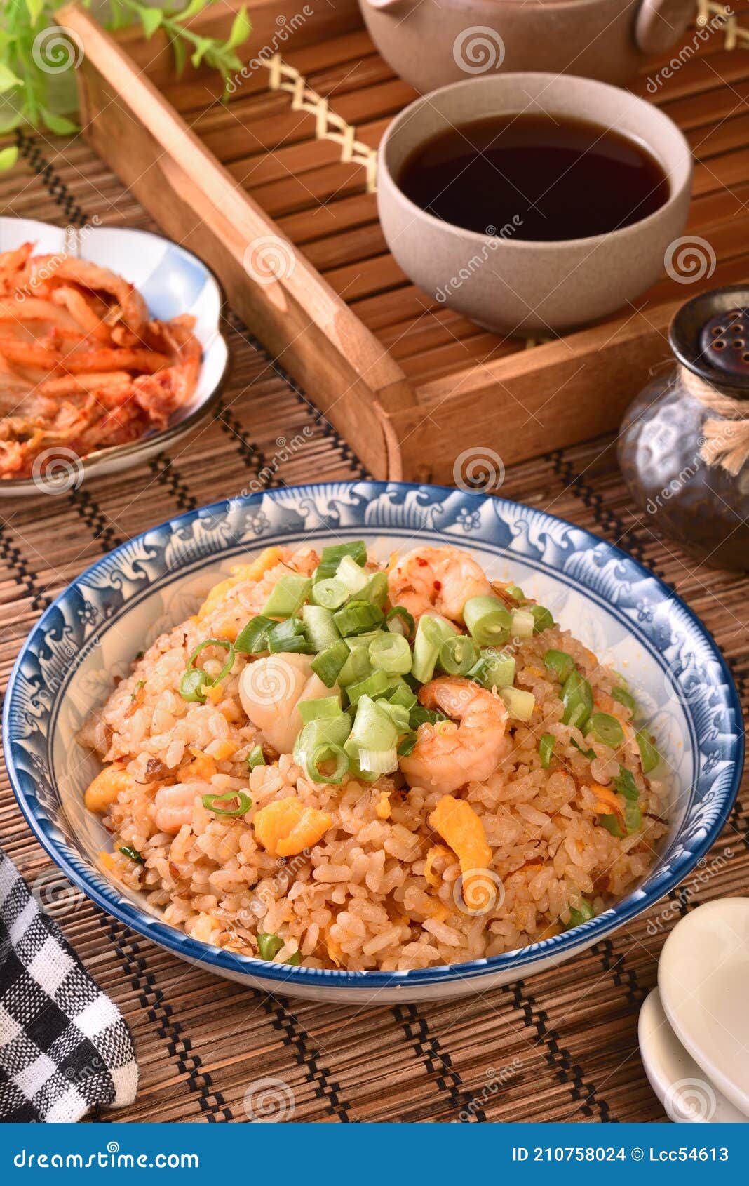 Seafood fried rice stock photo. Image of taiwan, japanese - 210758024