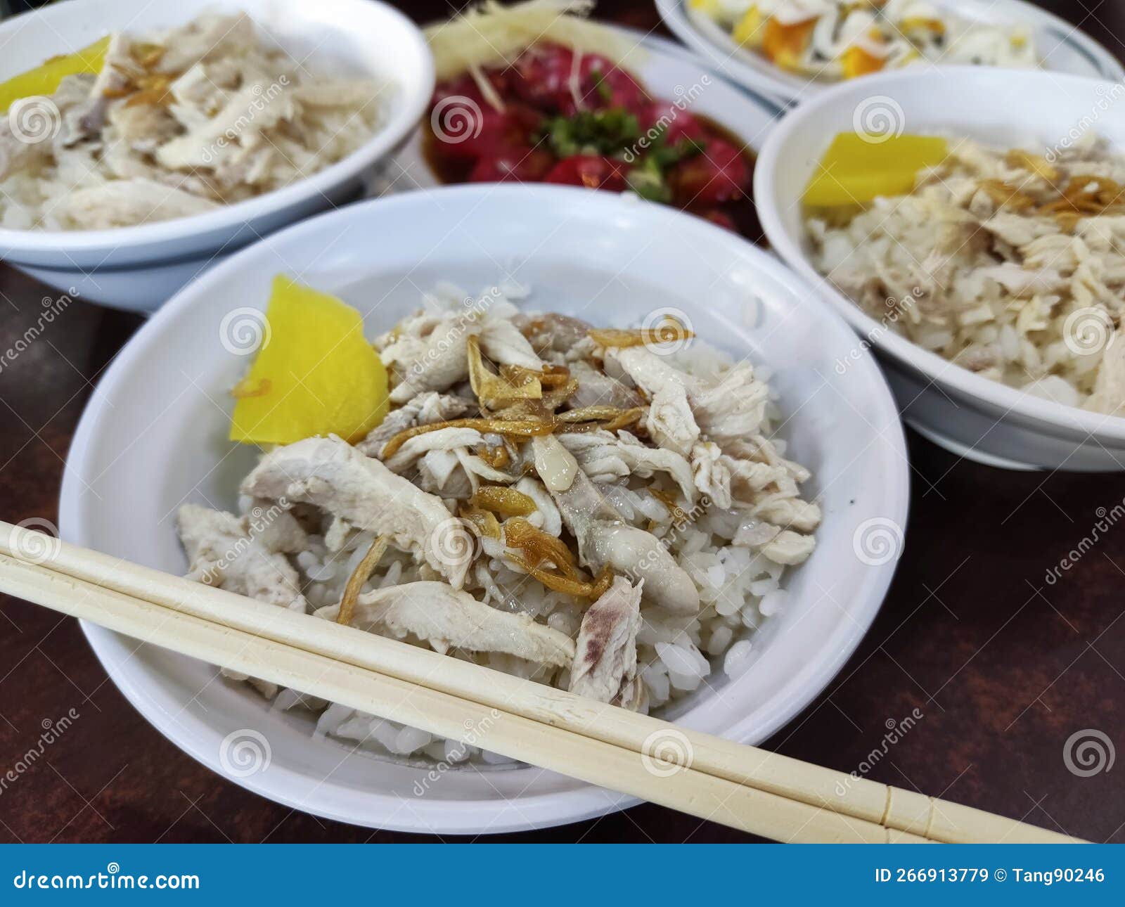 Taiwanese Turkey Rice Closeup in the Plate Stock Image - Image of fresh ...