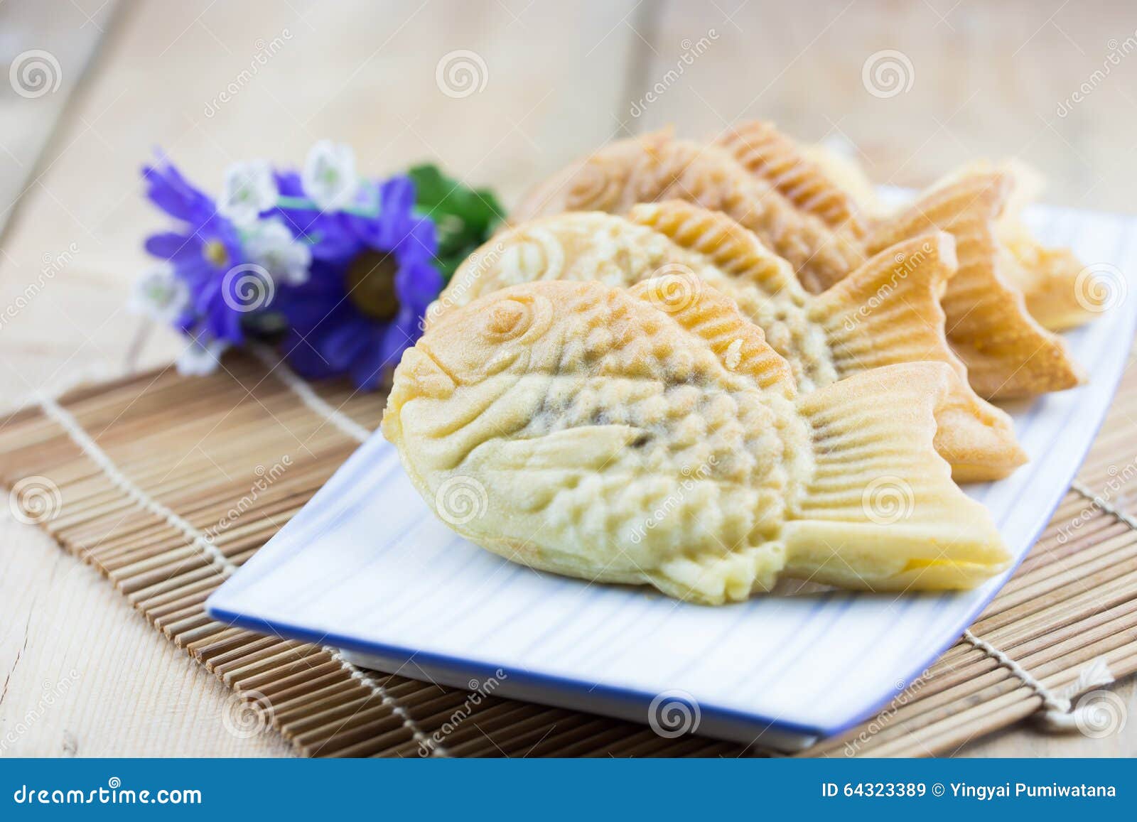 Taiyaki Fish Shaped Ice Cream Cone Royalty-Free Stock Photo ...