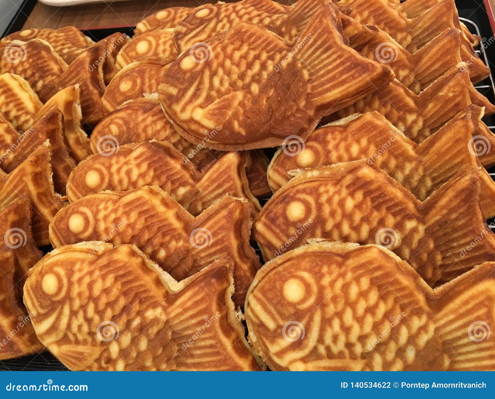 Taiyaki stock photo. Image of fish, inserted, cake, taiyaki - 140534622