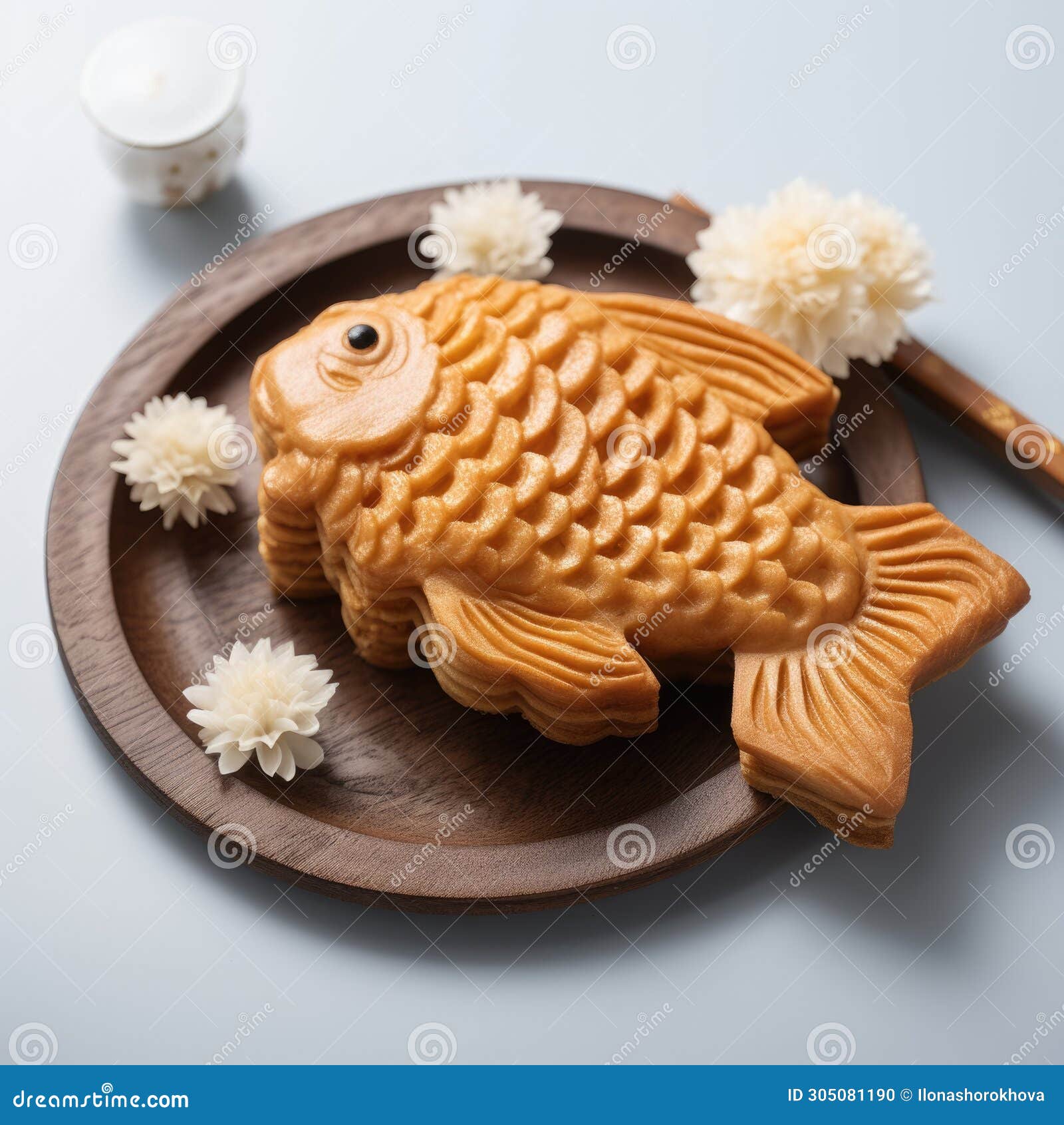 Traditional Japanese Taiyaki . Ai Generated Stock Illustration ...