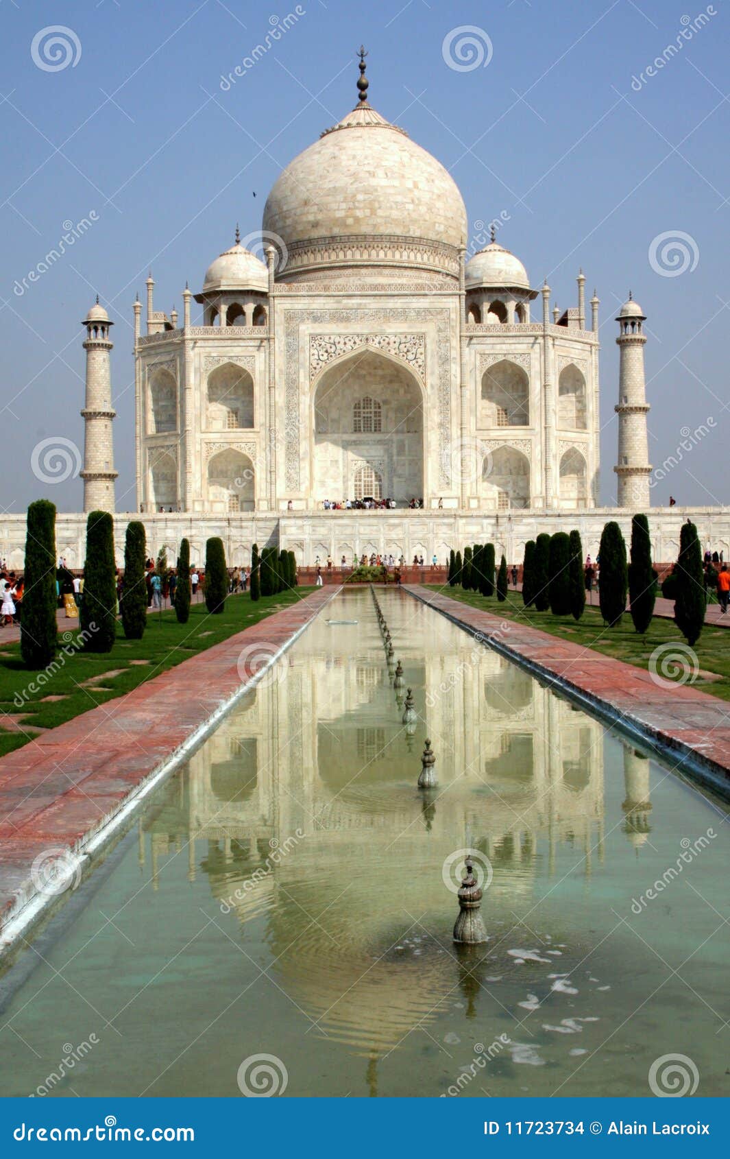 Taj Mahal editorial stock image. Image of architecture - 11723734