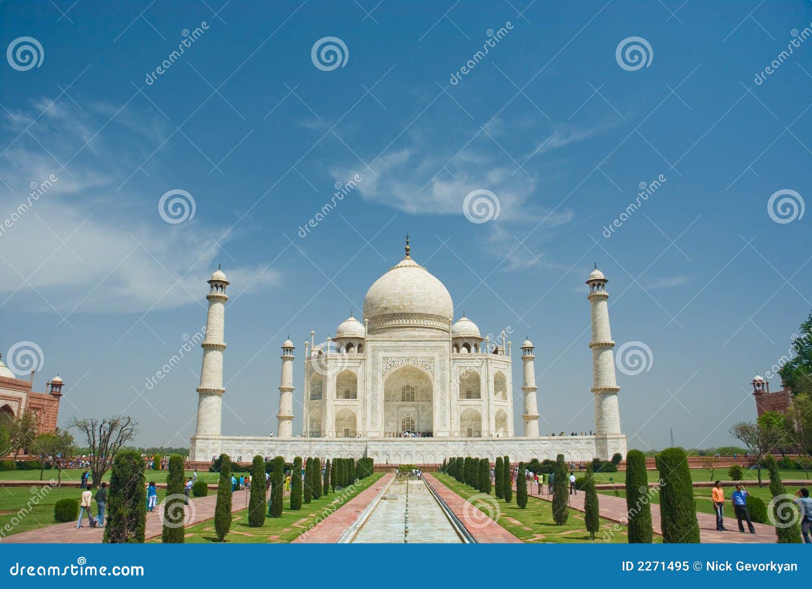 Taj Mahal editorial image. Image of mosque, pray, outdoor - 2271495