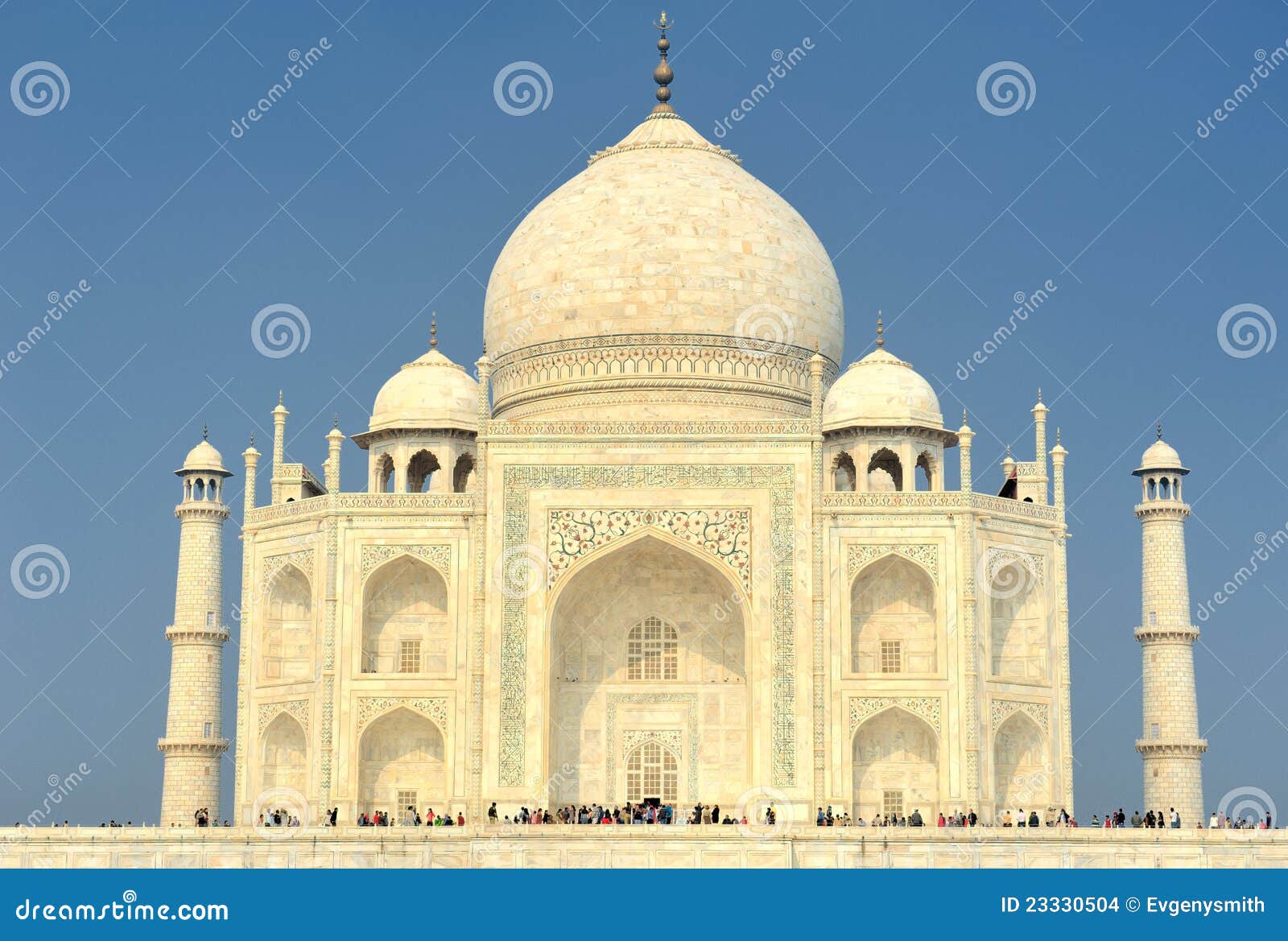 Taj Mahal stock photo. Image of landmark, ancient, famous - 23330504