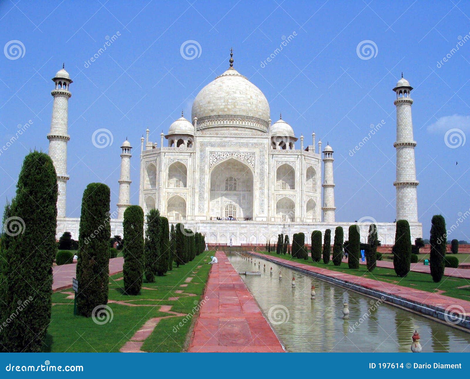 Taj Mahal, Agra, India stock photo. Image of india, tourism - 197614