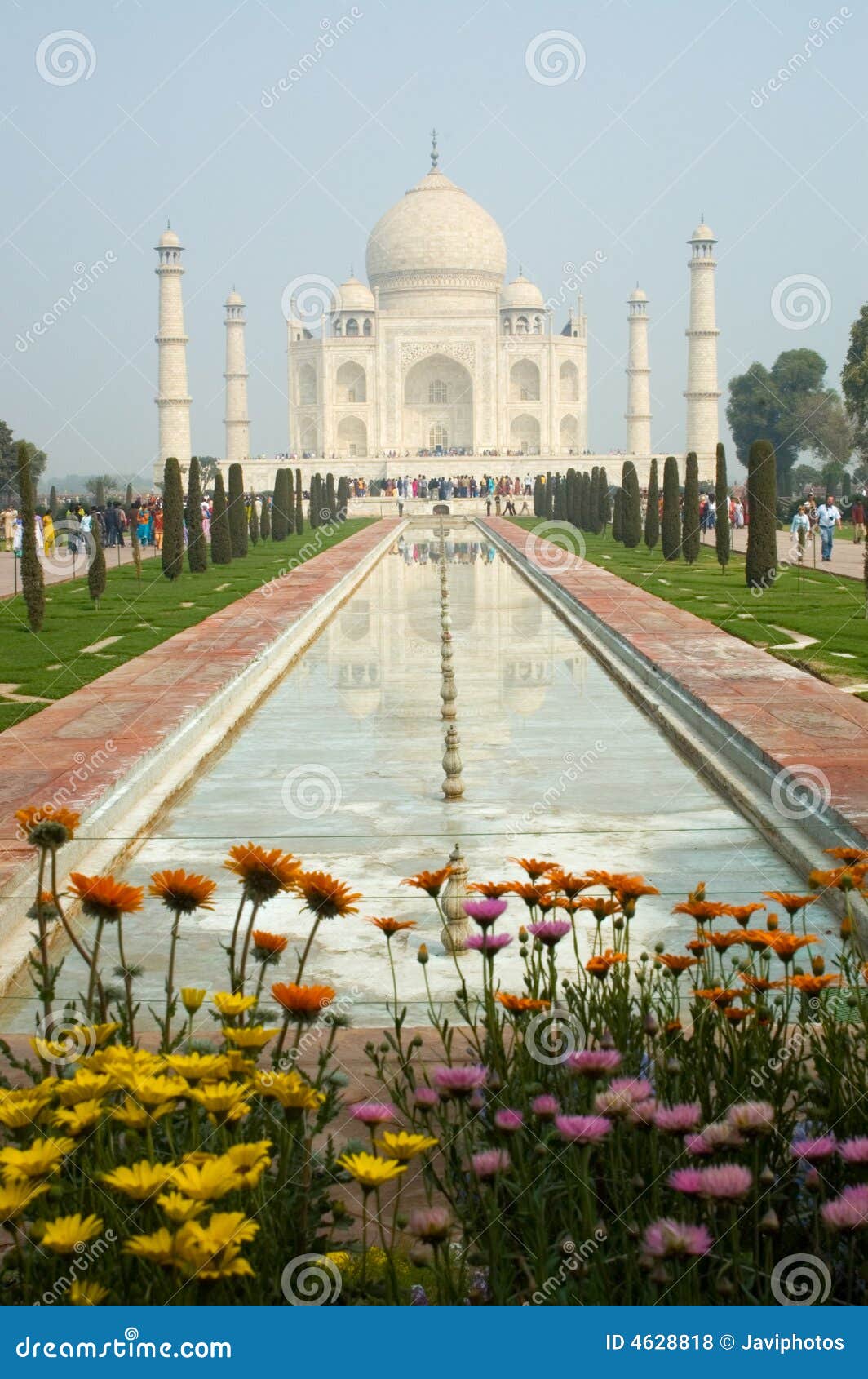 Taj Mahal Agra India stock photo. Image of architecture - 4628818