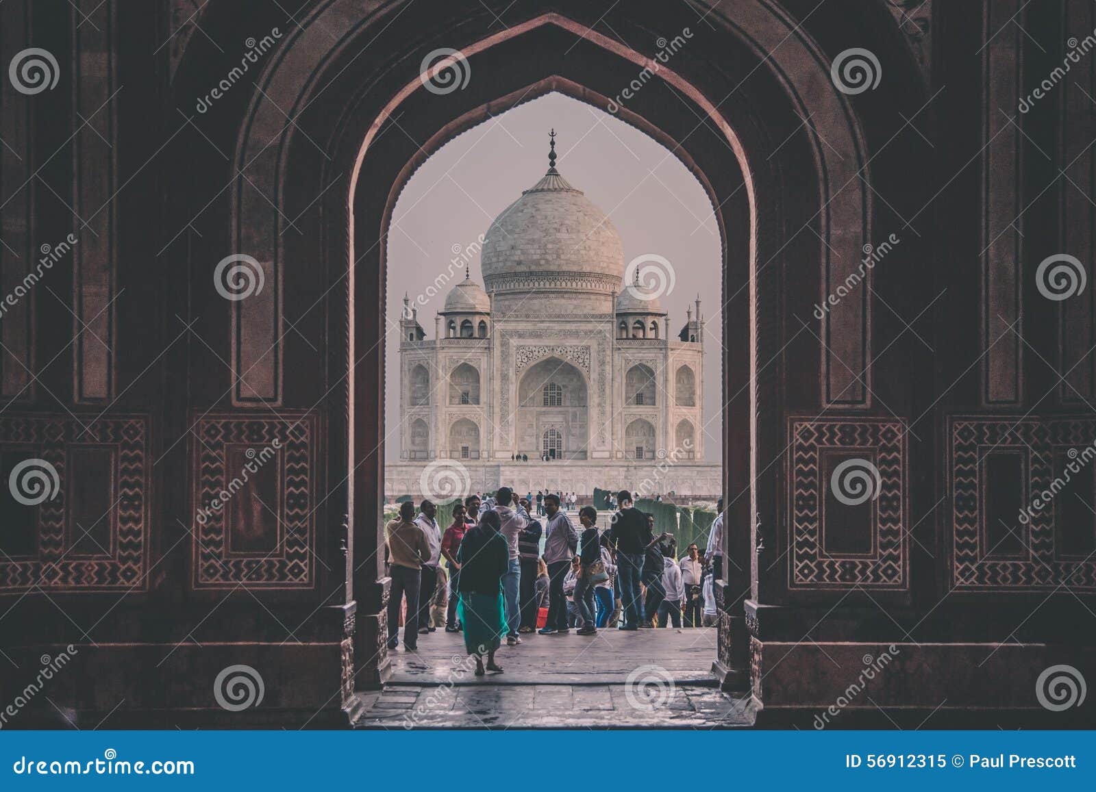 Taj Mahal editorial image. Image of landmark, colour - 56912315