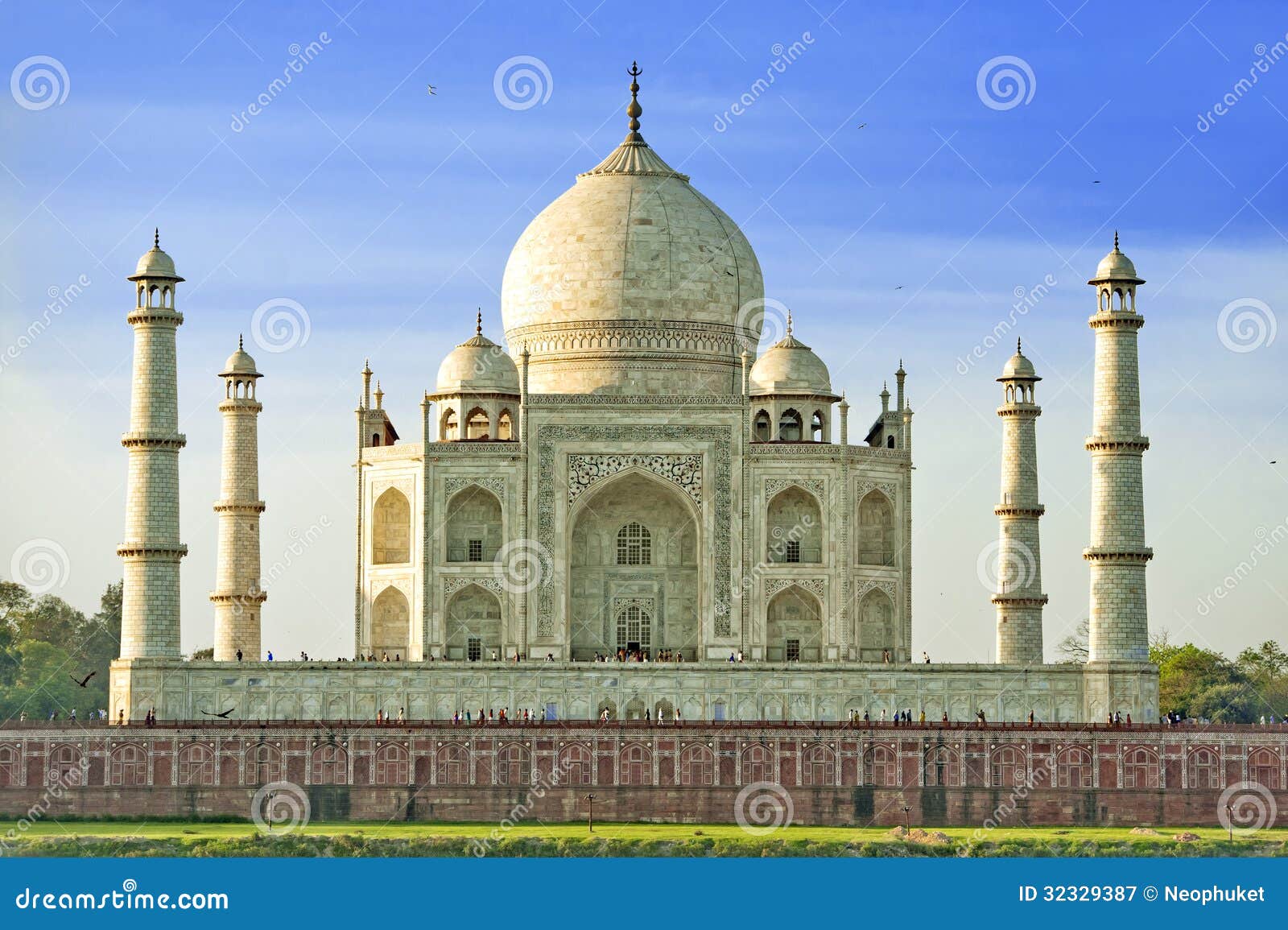 Taj Mahal stock image. Image of brilliant, islam, mahal - 32329387