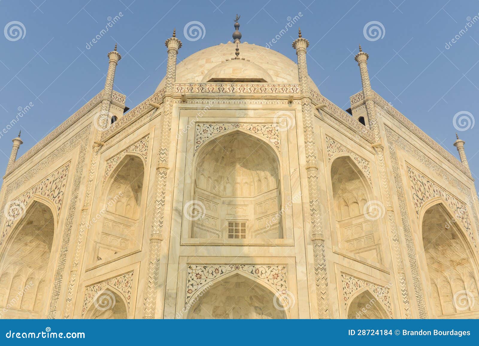 Taj Mahal Close Up stock photo. Image of islamic, holiday - 28724184