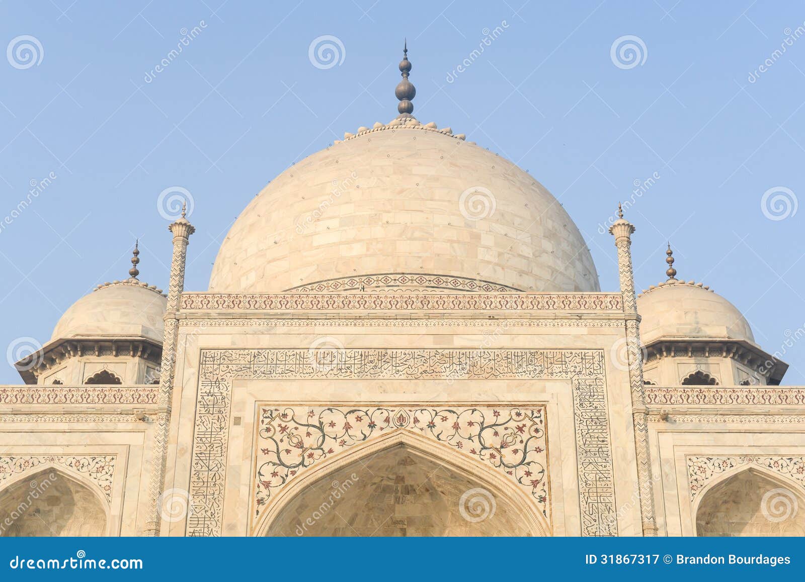 Taj Mahal Close Up stock image. Image of mahal, indian - 31867317