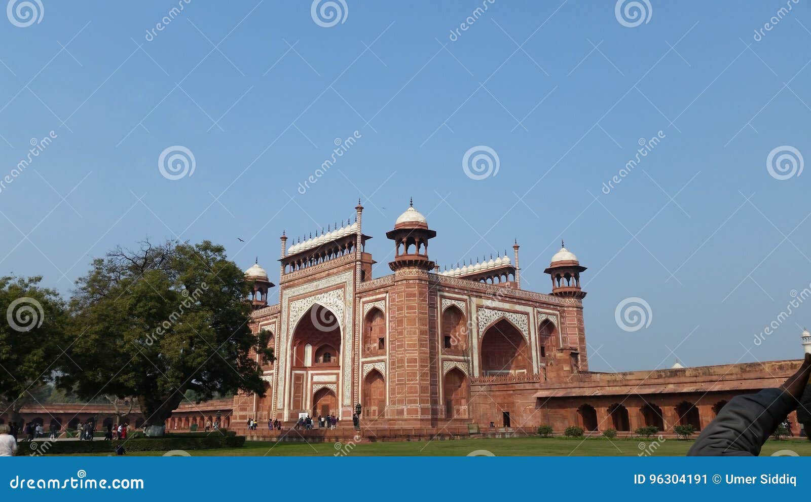 Taj Mahal Entrance stock image. Image of entrance, reference - 96304191