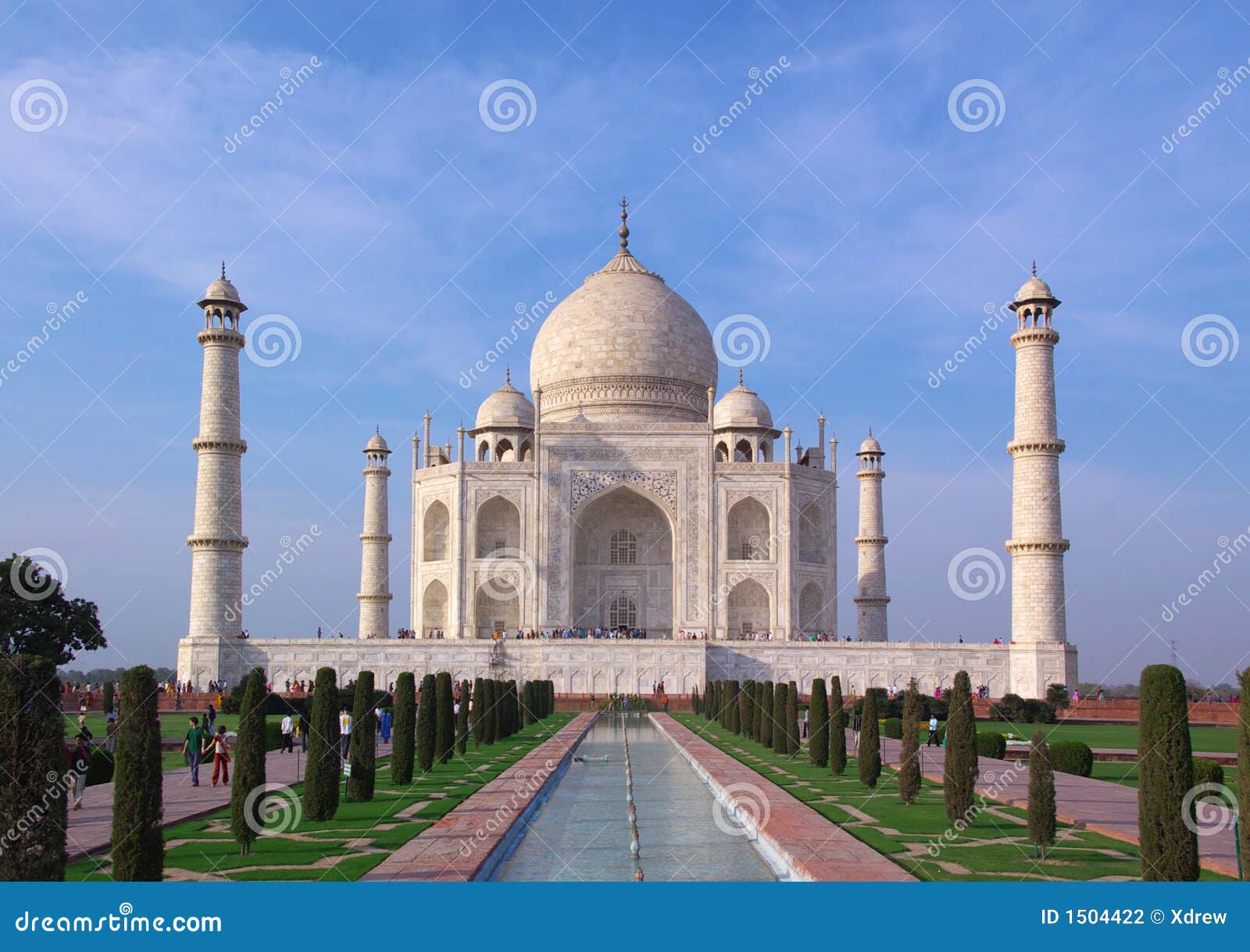 Taj mahal in evening light stock photo. Image of grave - 1504422