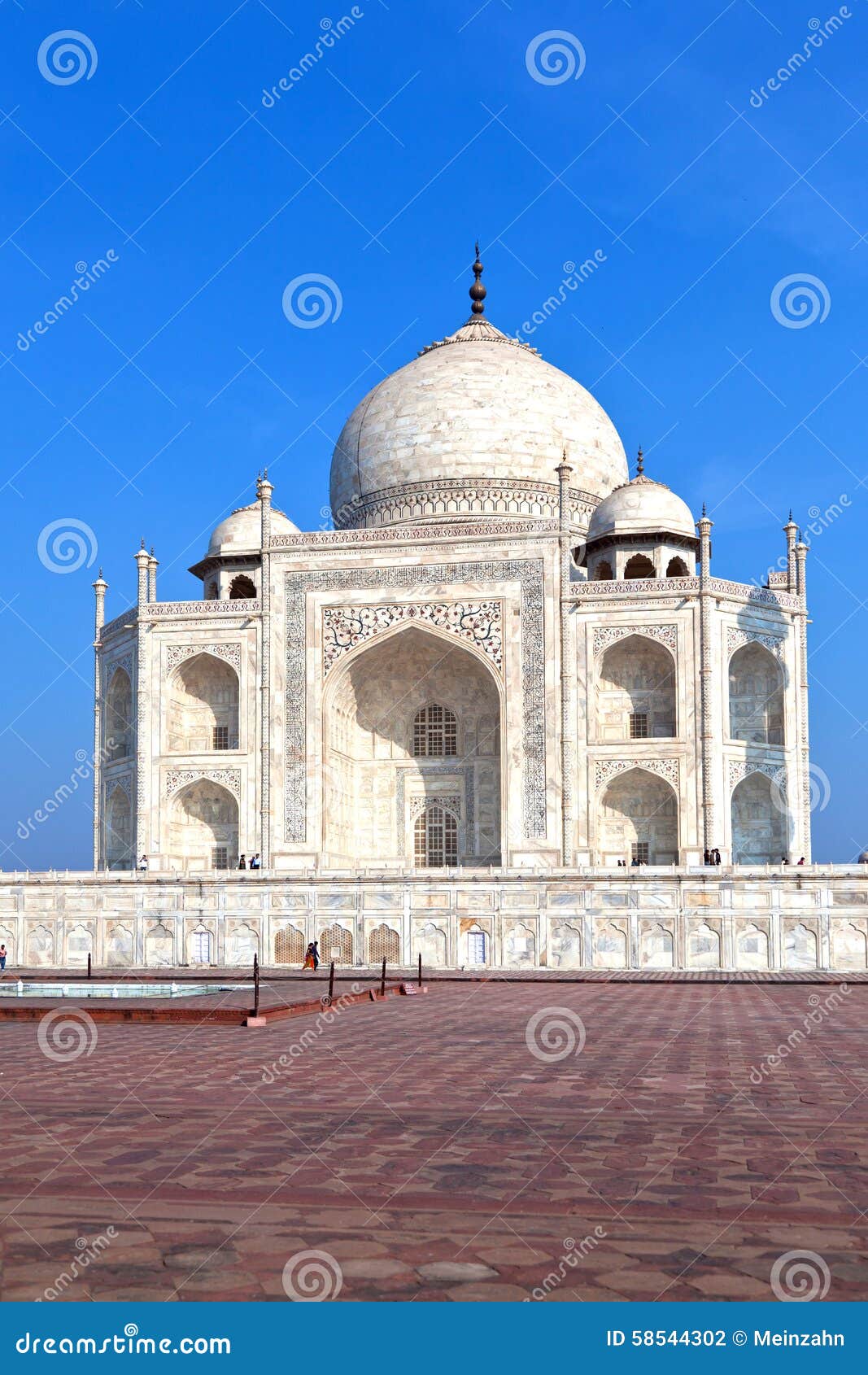 Taj Mahal in India stock photo. Image of blue, hinduism - 58544302