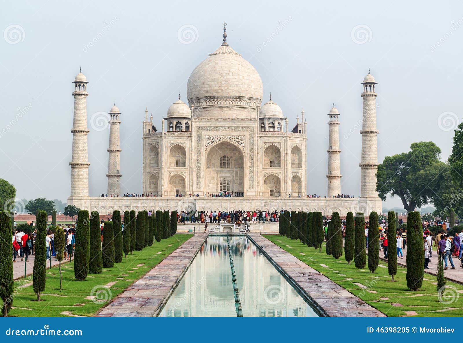 Taj Mahal, India editorial image. Image of islam, mausoleum - 46398205