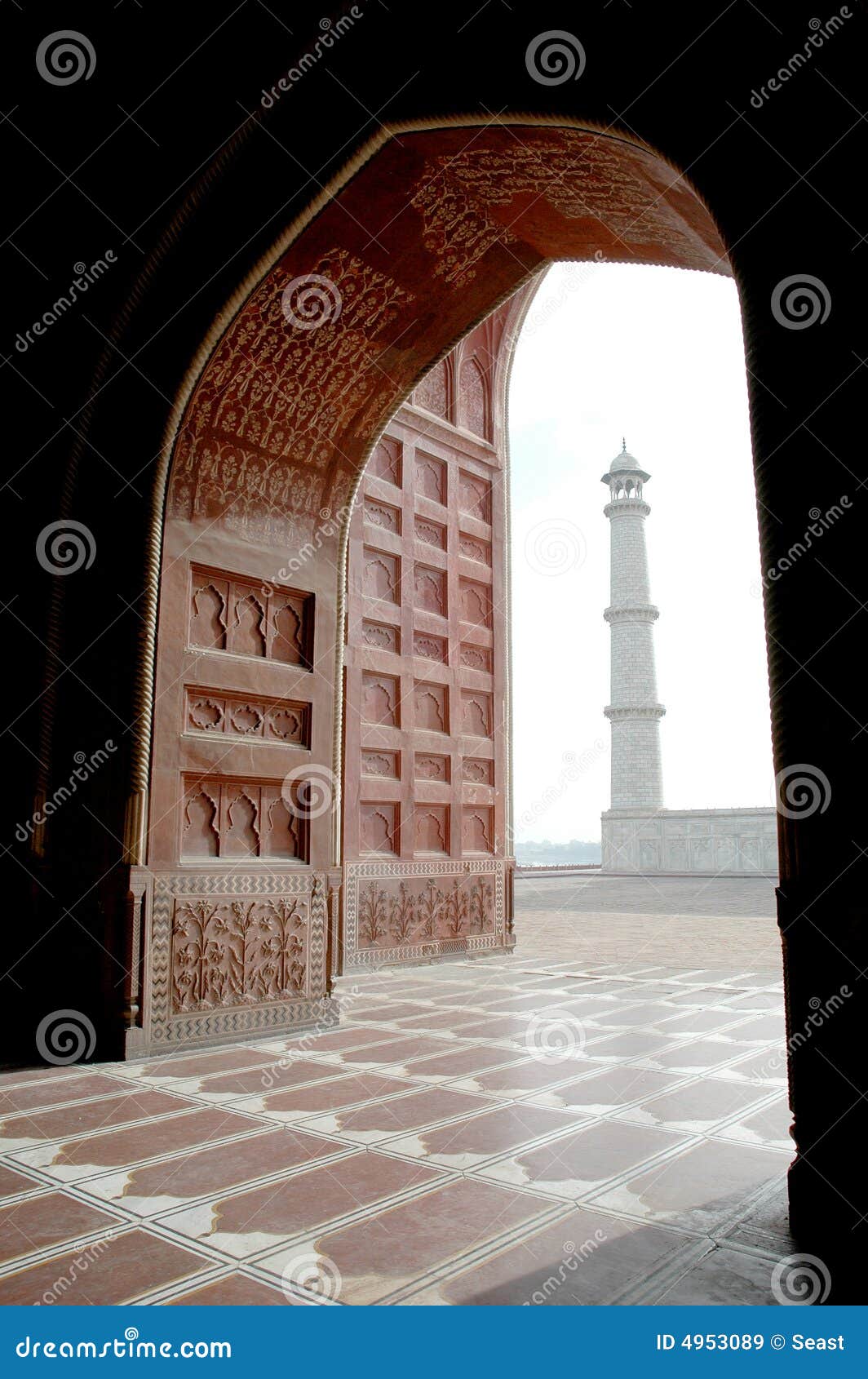 Minaret Inside Katara Cultural Village In Doha, Qatar. Royalty-Free ...