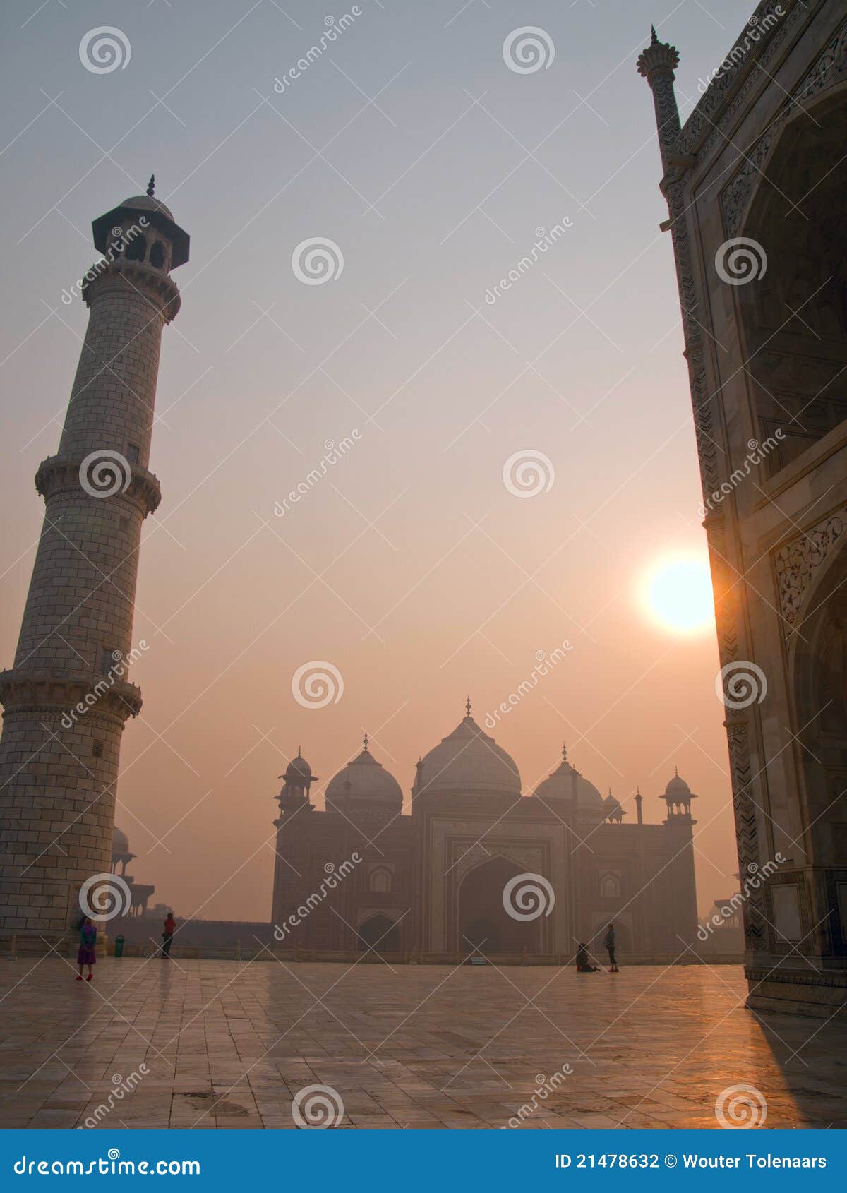 Taj Mahal in the morning stock photo. Image of hinduism - 21478632