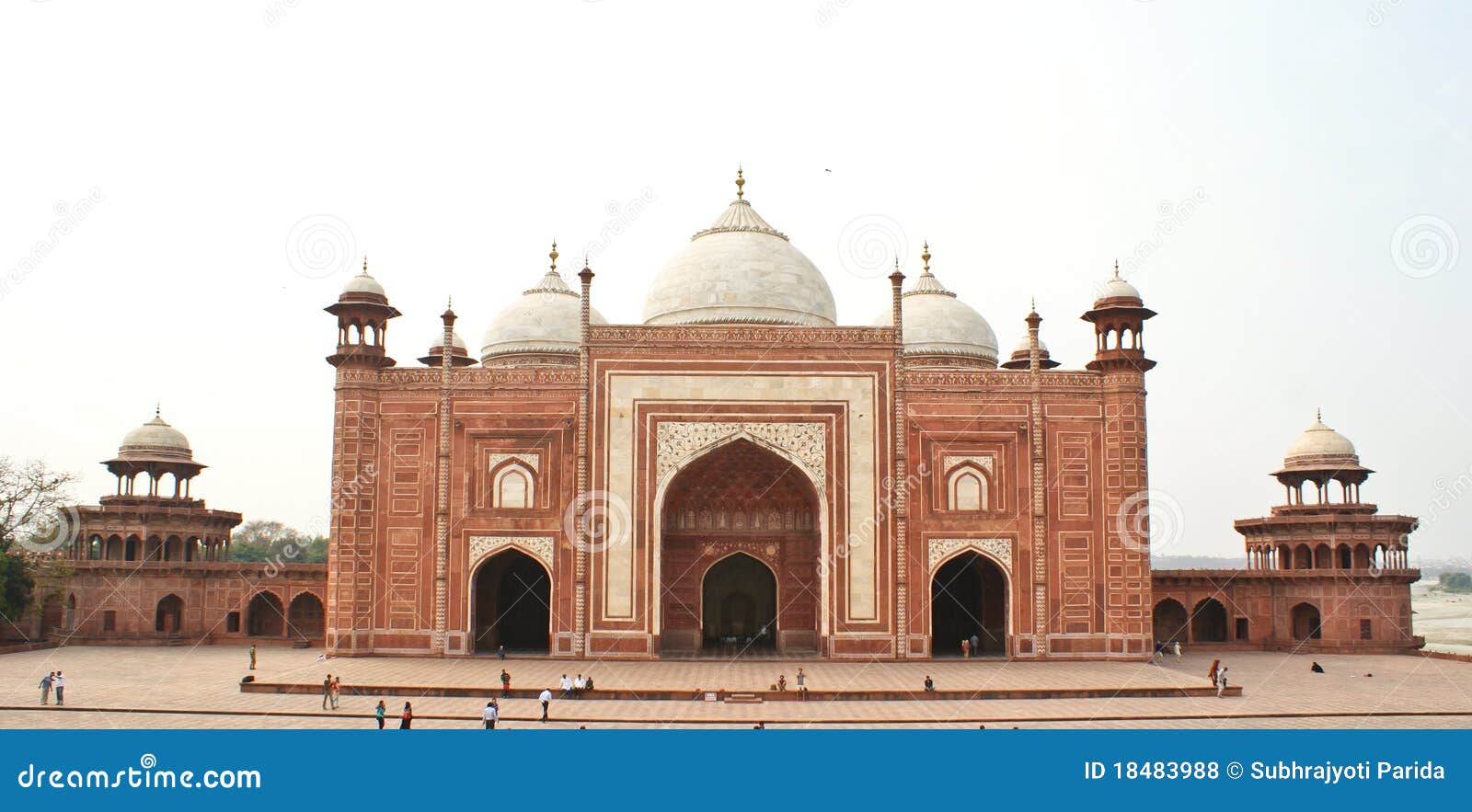 The Taj Mahal Mosque, Agra,India Editorial Stock Photo - Image of islam ...
