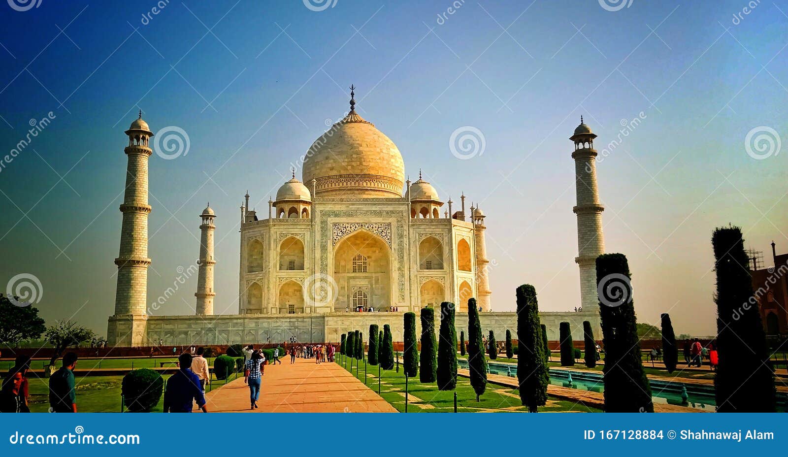 Taj Mahal: Most Beautiful Architecture In The World. Editorial Image ...