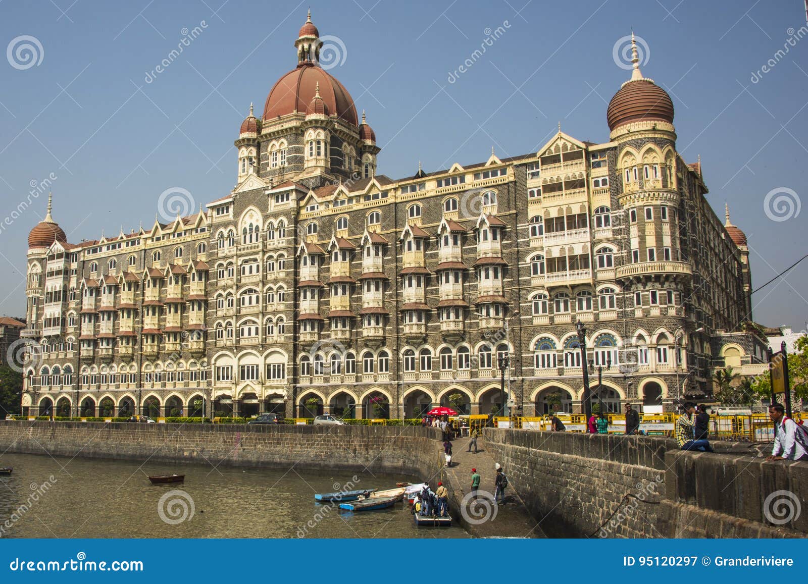 Taj Mahal Palace en Bombay fotografía editorial. Imagen de fachada ...