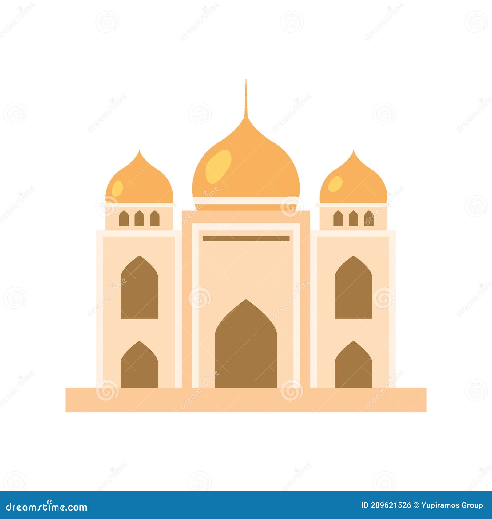 Taj mahal palace stock illustration. Illustration of vacation - 289621526