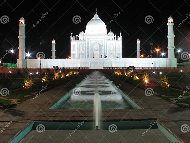 Taj Mahal Replica stock photo. Image of front, view, village - 533196
