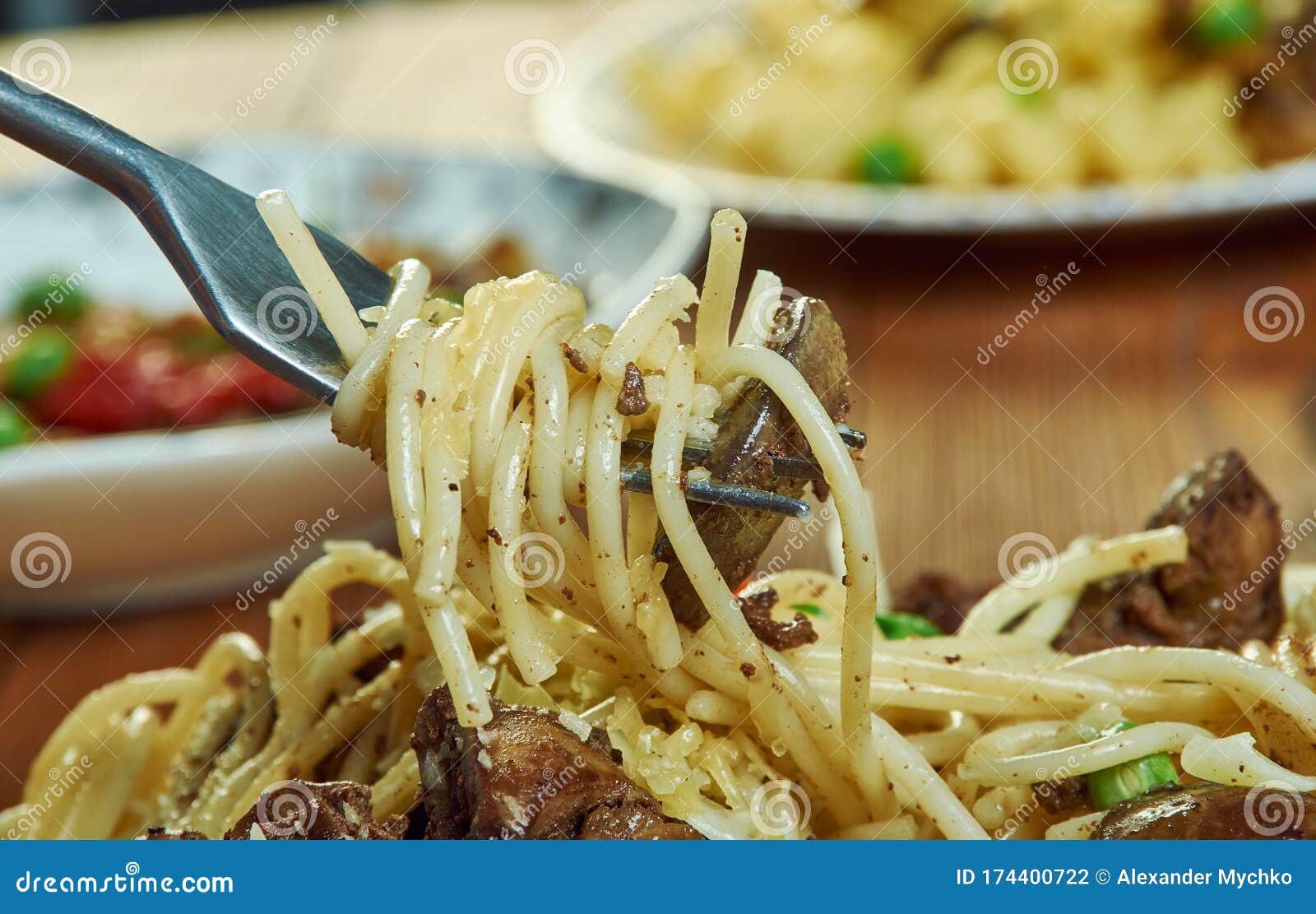 Tajarin with Chicken Liver Sugo Stock Photo - Image of roasted, cheese ...