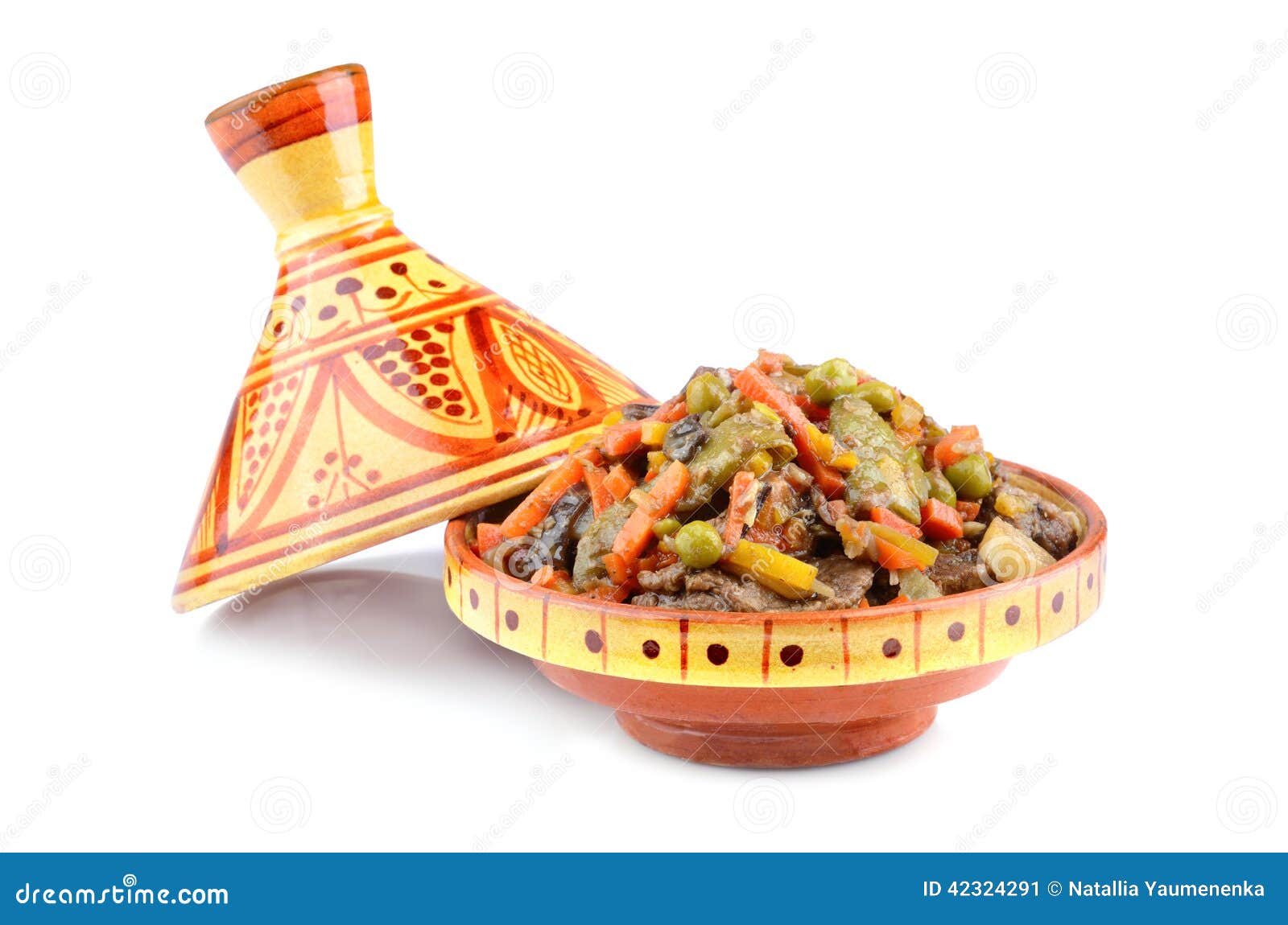 Tajine marocchino immagine stock. Immagine di africa - 42324291