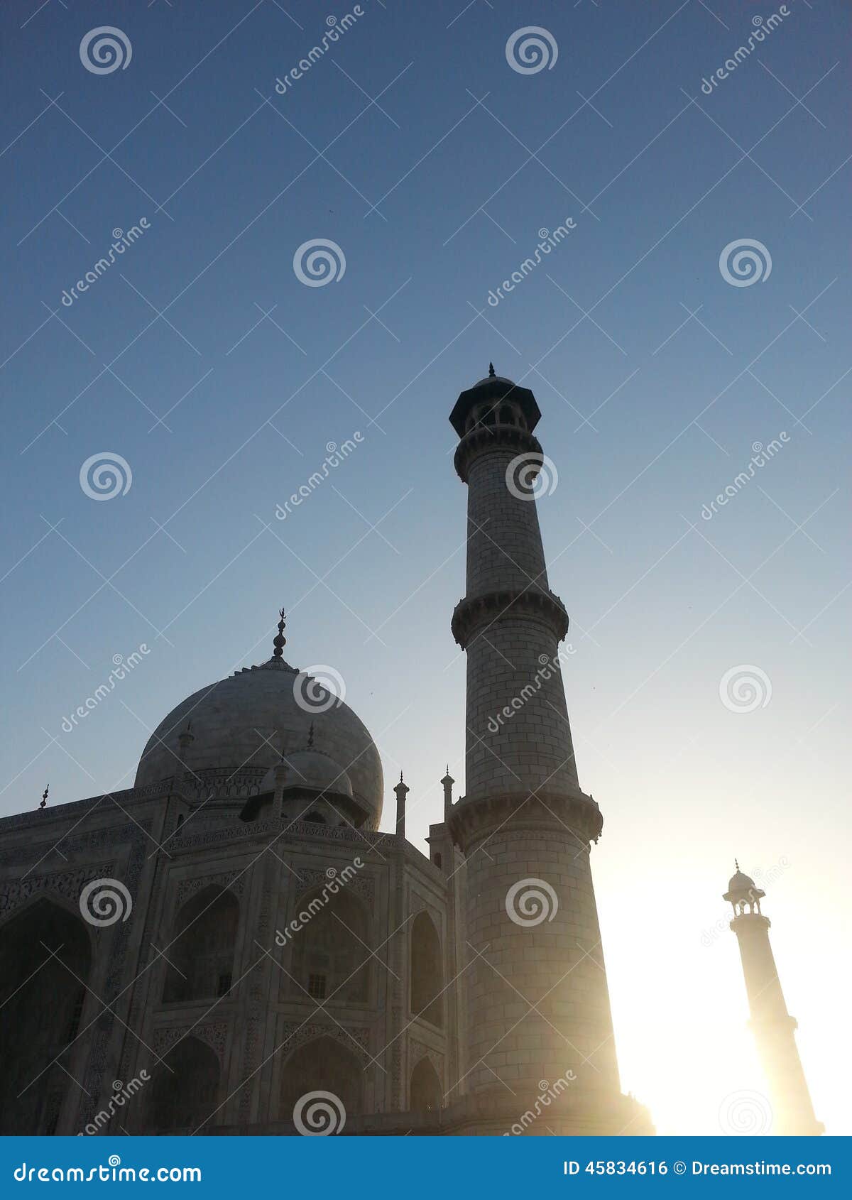 Tajmahal editorial photo. Image of building, sunrising - 45834616