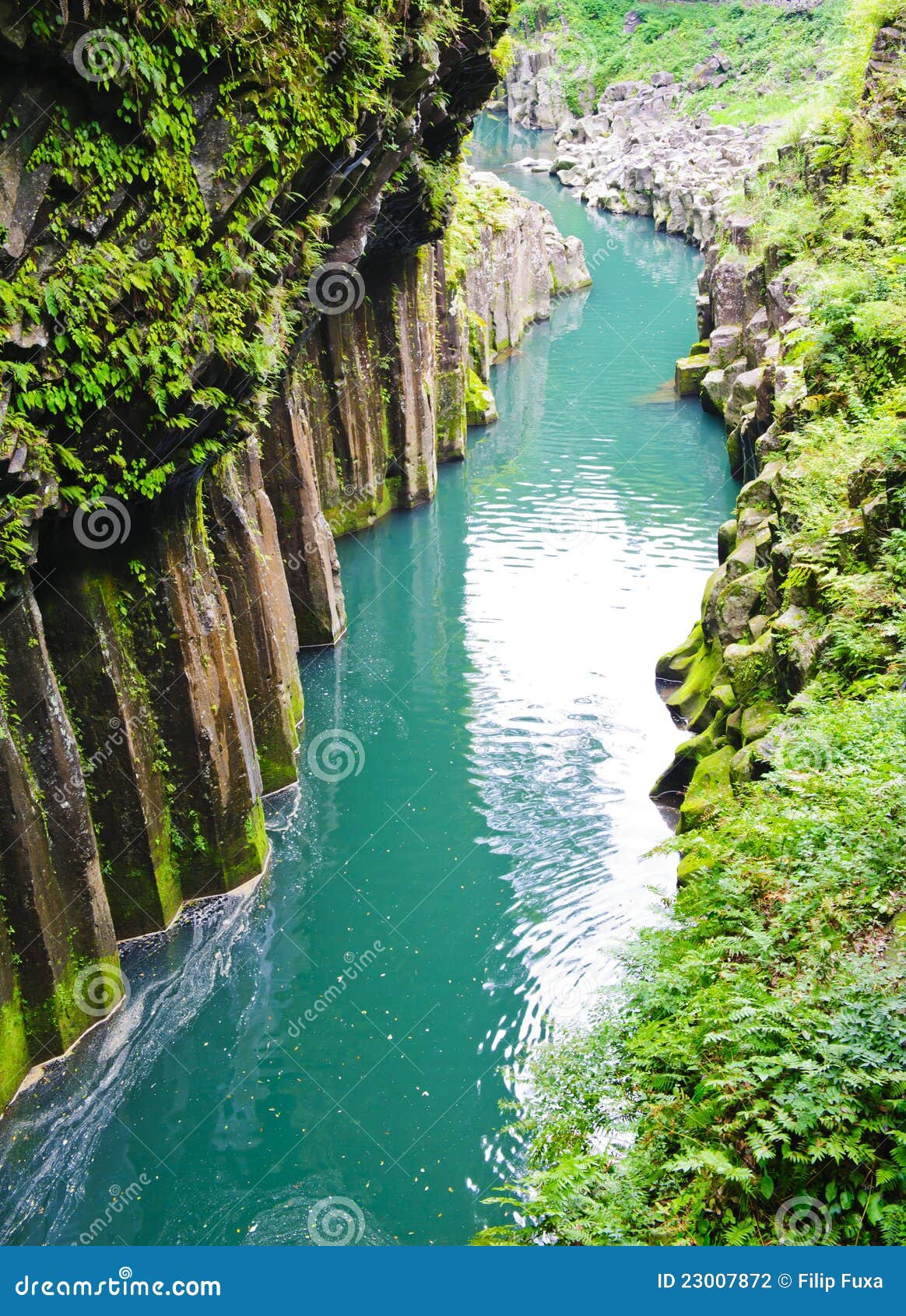 Takachiho gorge stock photo. Image of natural, nature - 23007872