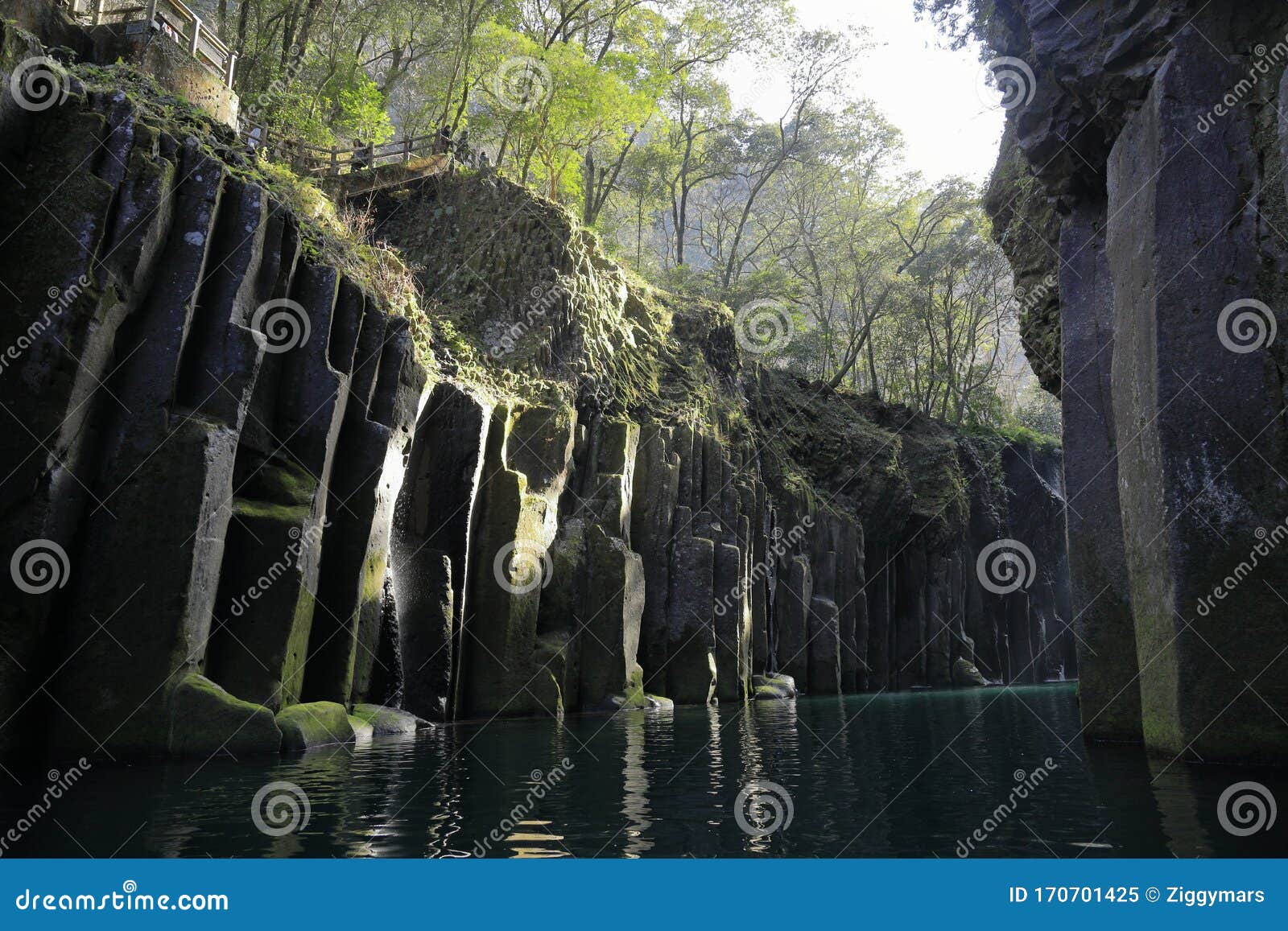 Takachiho gorge stock image. Image of gokase, takachiho - 170701425