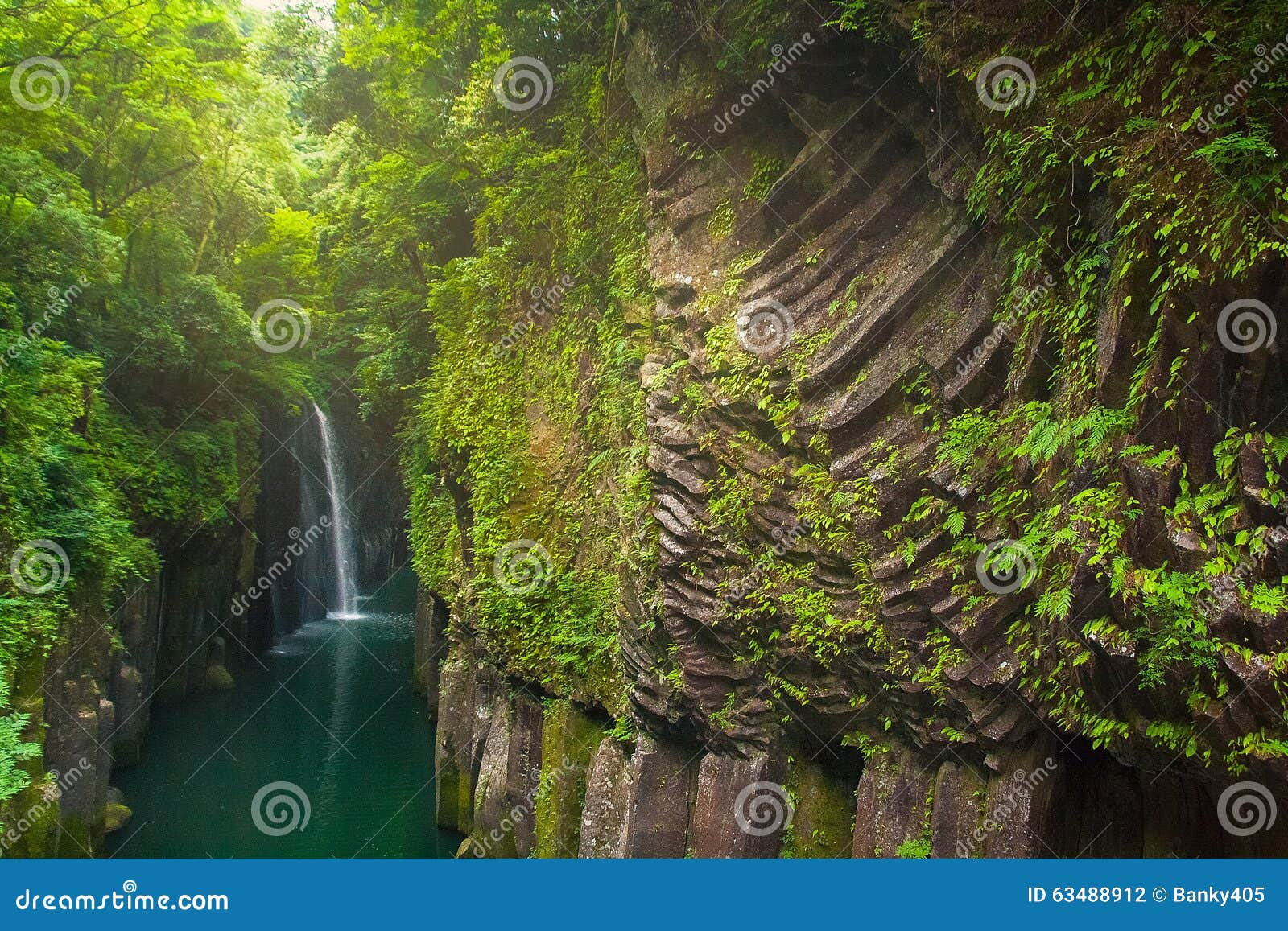 Takachiho gorge stock photo. Image of forest, kagoshima - 63488912