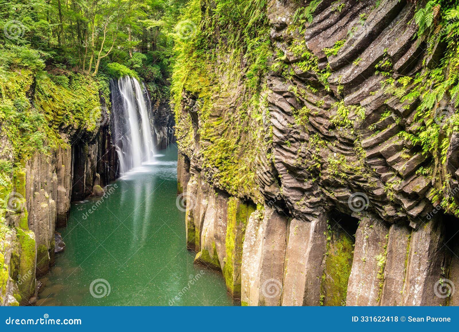 Takachiho Gorge Is A Narrow Chasm Cut Through The Rock By The Gokase ...