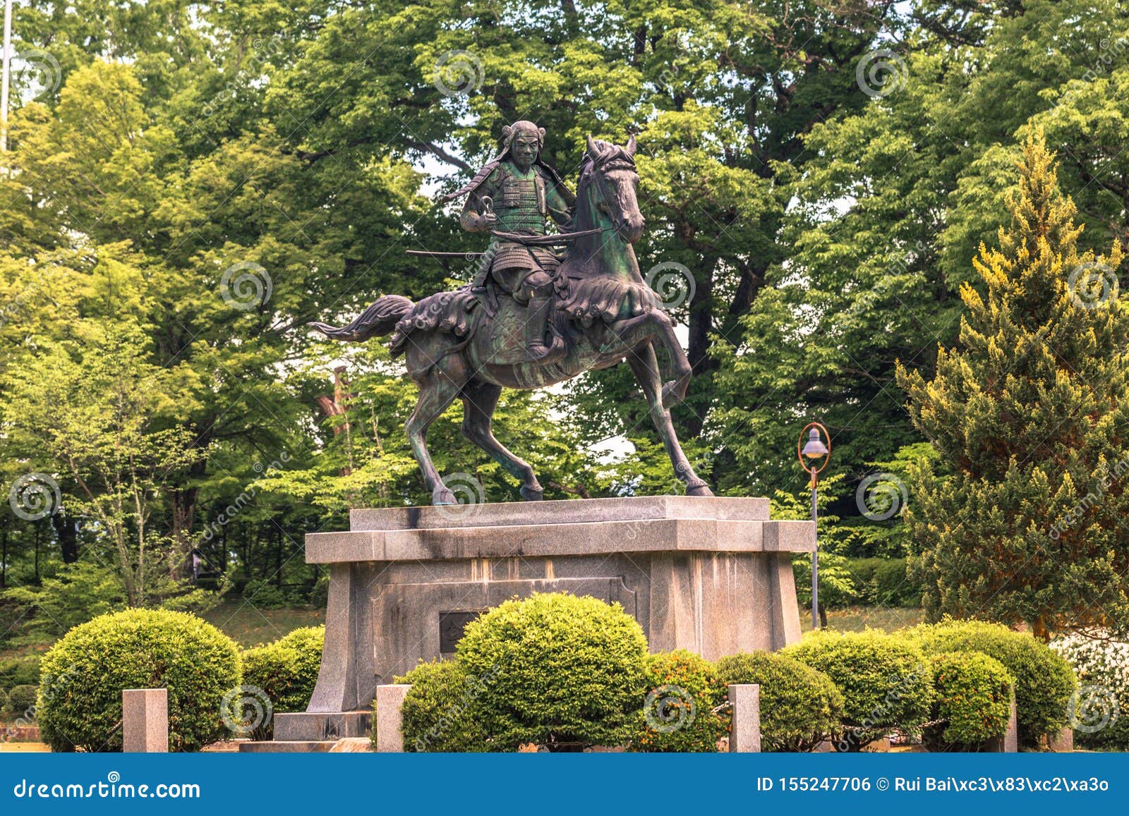 Takayama - May 26, 2019: Statue of a Feudal Lord in Takayama, Japan ...