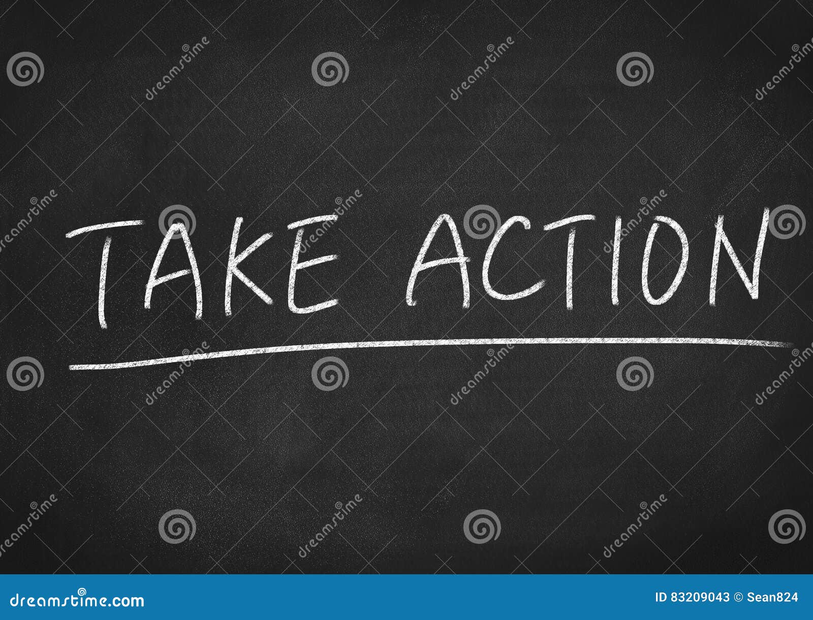 Take Action Words On Chalkboard Background Stock Photo | CartoonDealer ...