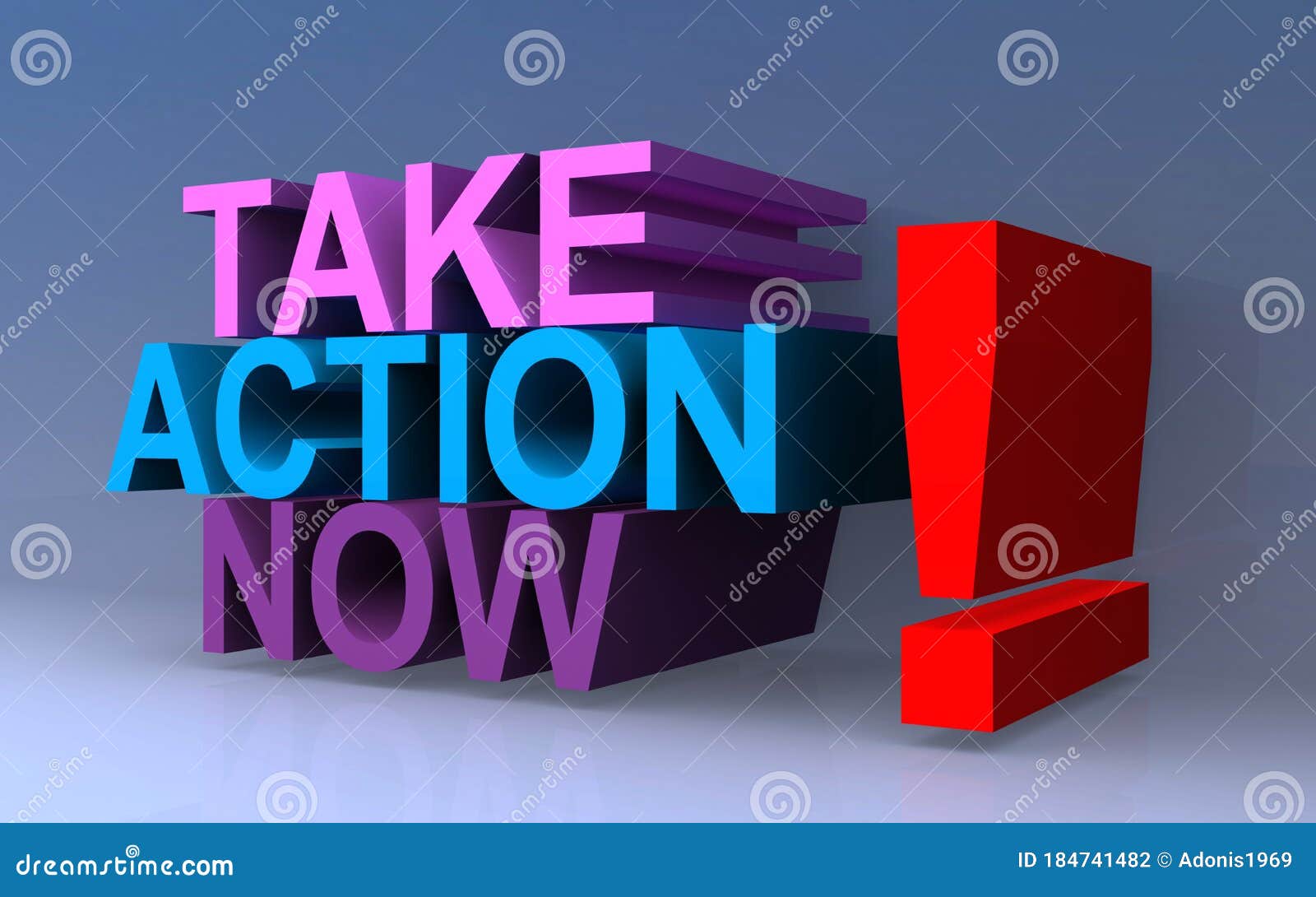 Take action now stock illustration. Illustration of light - 184741482