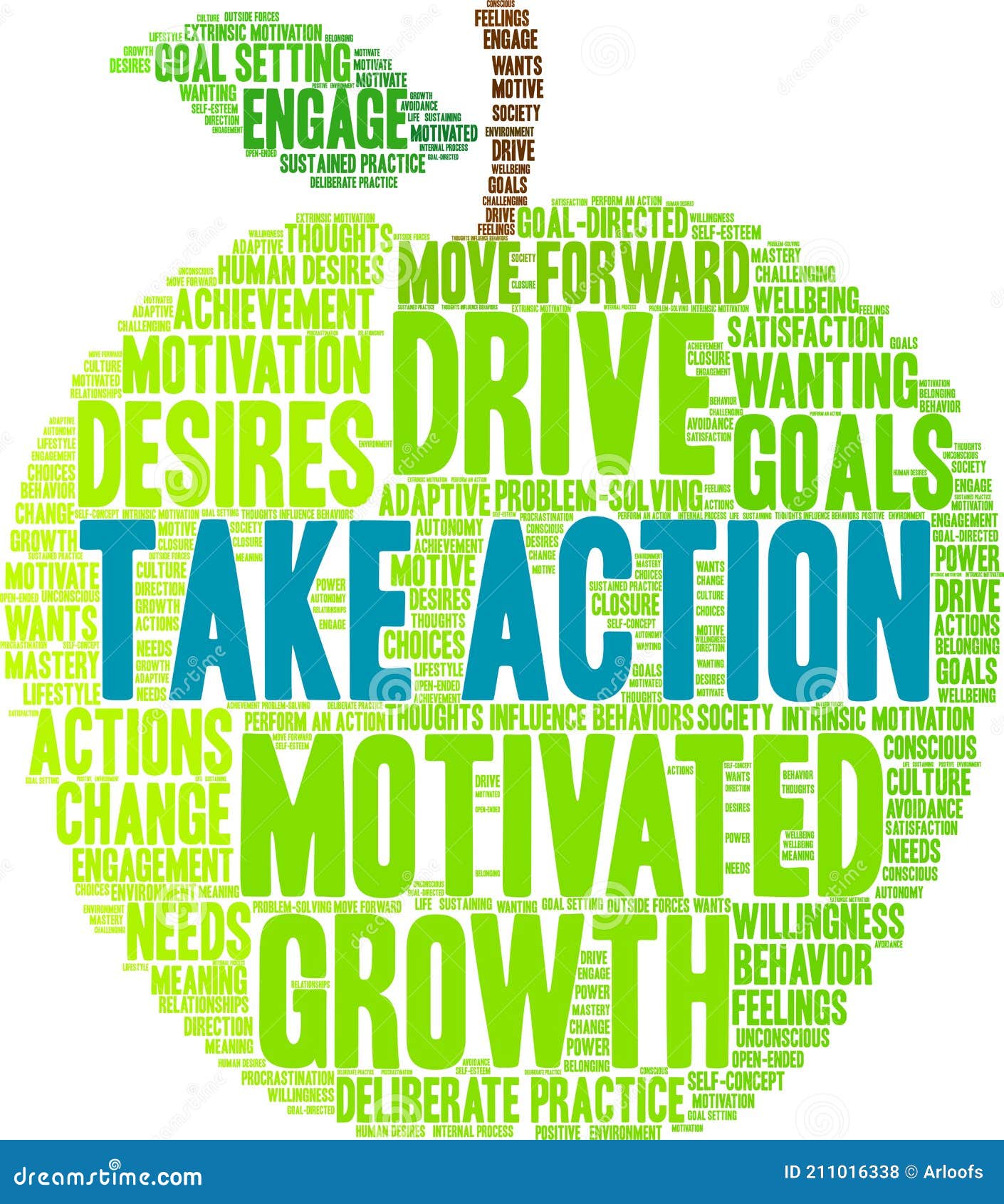 Take Action Word Cloud stock vector. Illustration of behaviours - 211016338