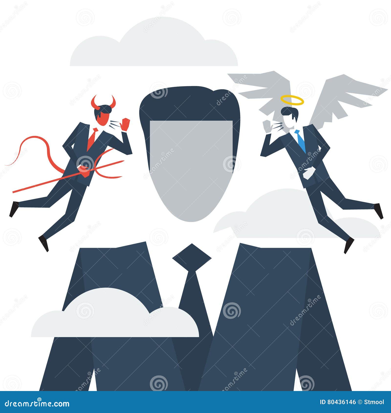 Take Advice, Moral Thinking Stock Vector - Illustration of client ...